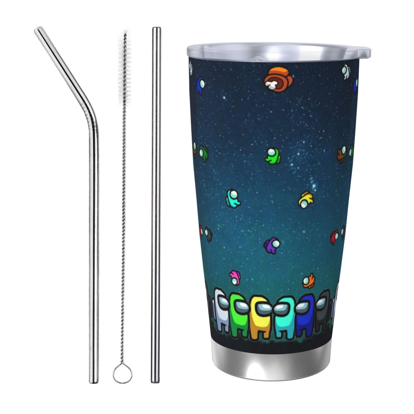 Game Among Us Water Bottle,Coffee Cups,Insulated Stainless Steel Coffee ...