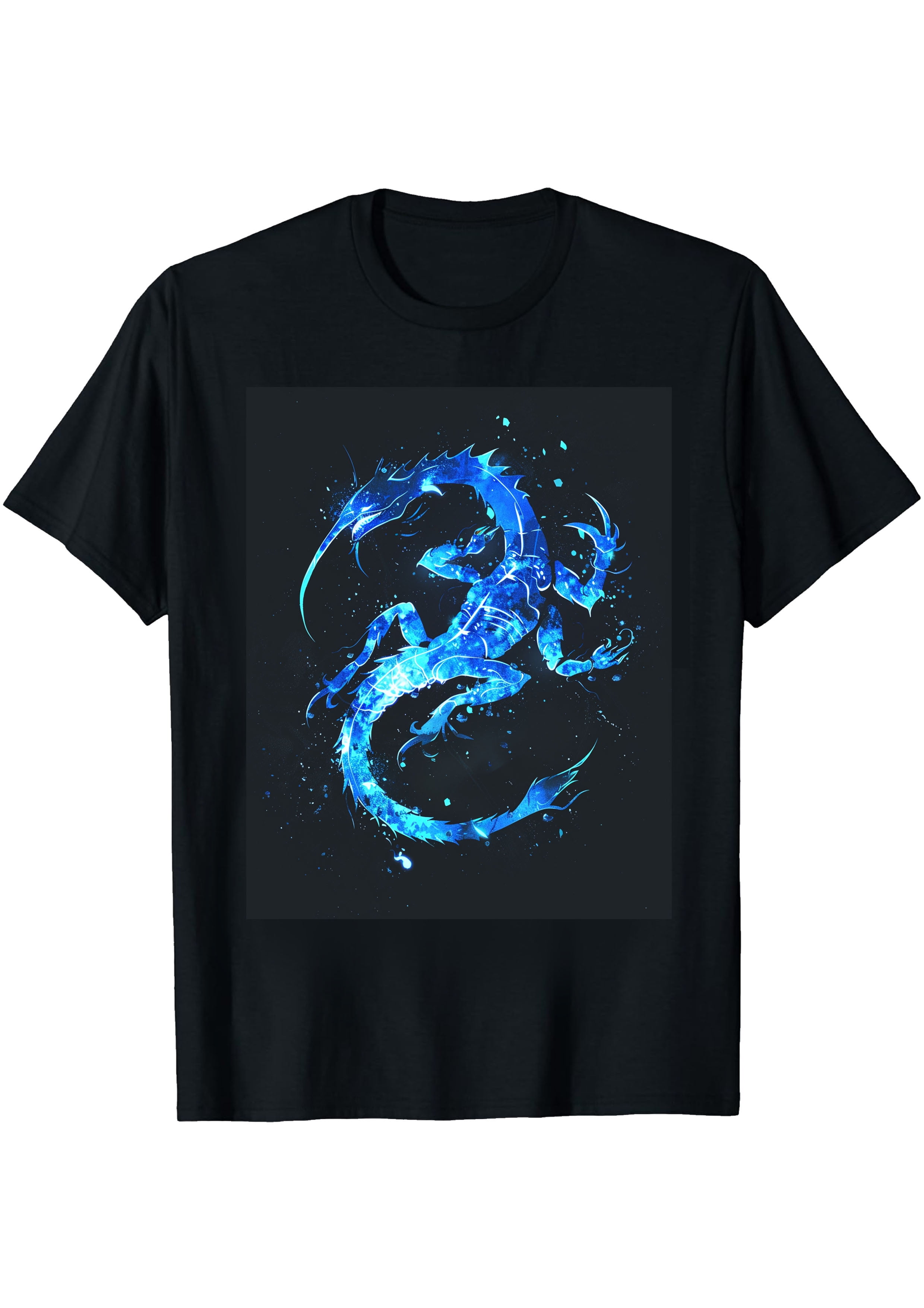 Game Art Dragon: Power Blazing T-shirt Design - Walmart.com