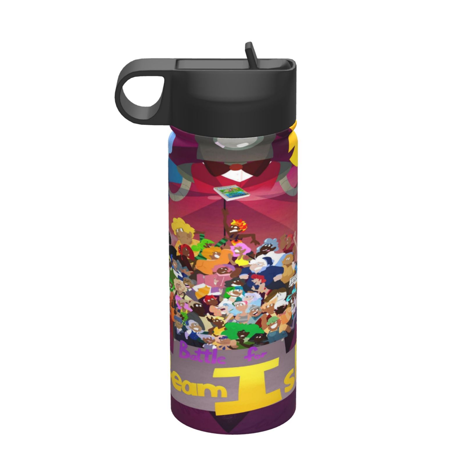 Game BFDI Battle For Dream Island Insulated Stainless Steel Wide Mouth ...