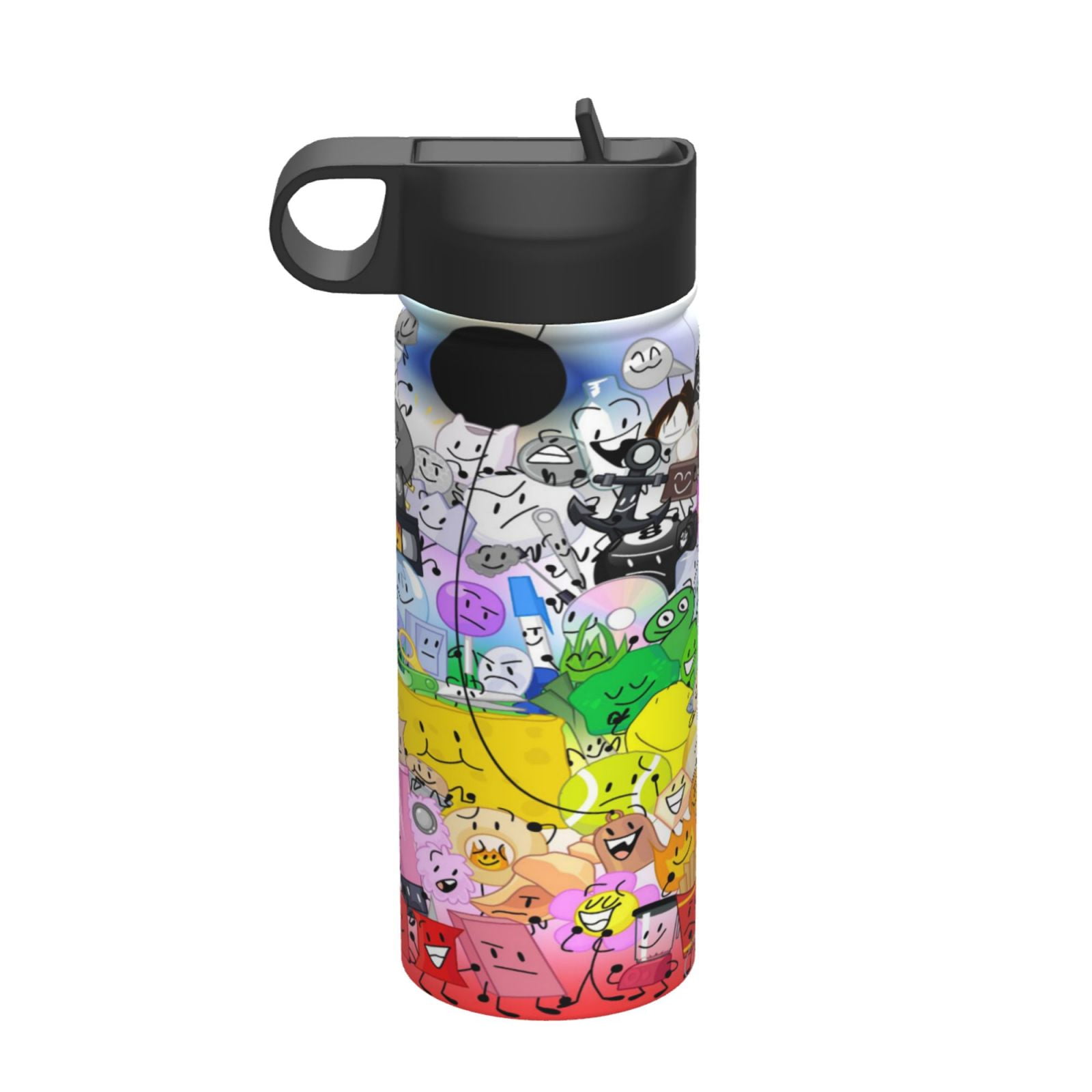 Game BFDI Battle For Dream Island Insulated Stainless Steel Wide Mouth ...