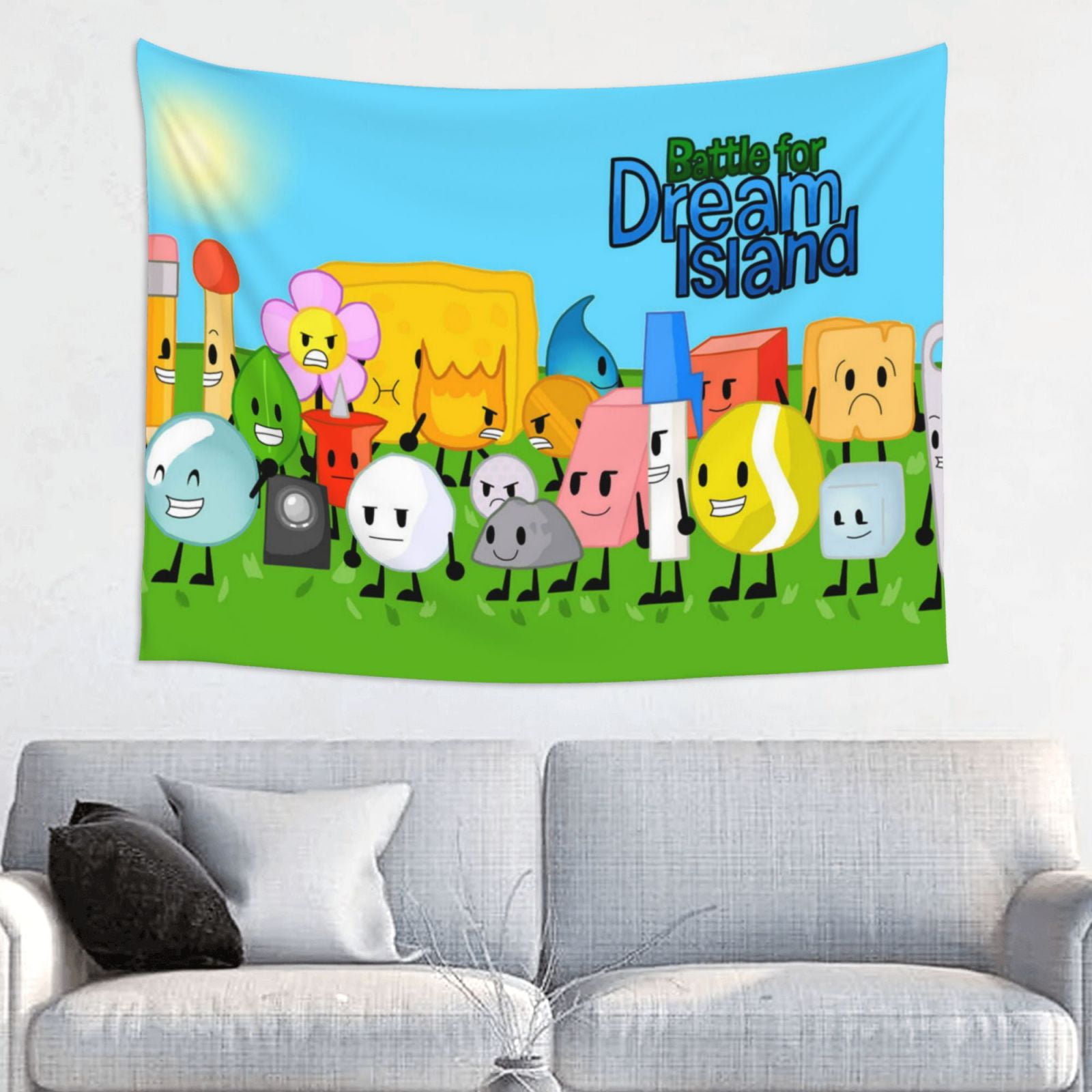 Game BFDI Battle For Dream Island Art Tapestry Wall Art Poster Tapestry ...