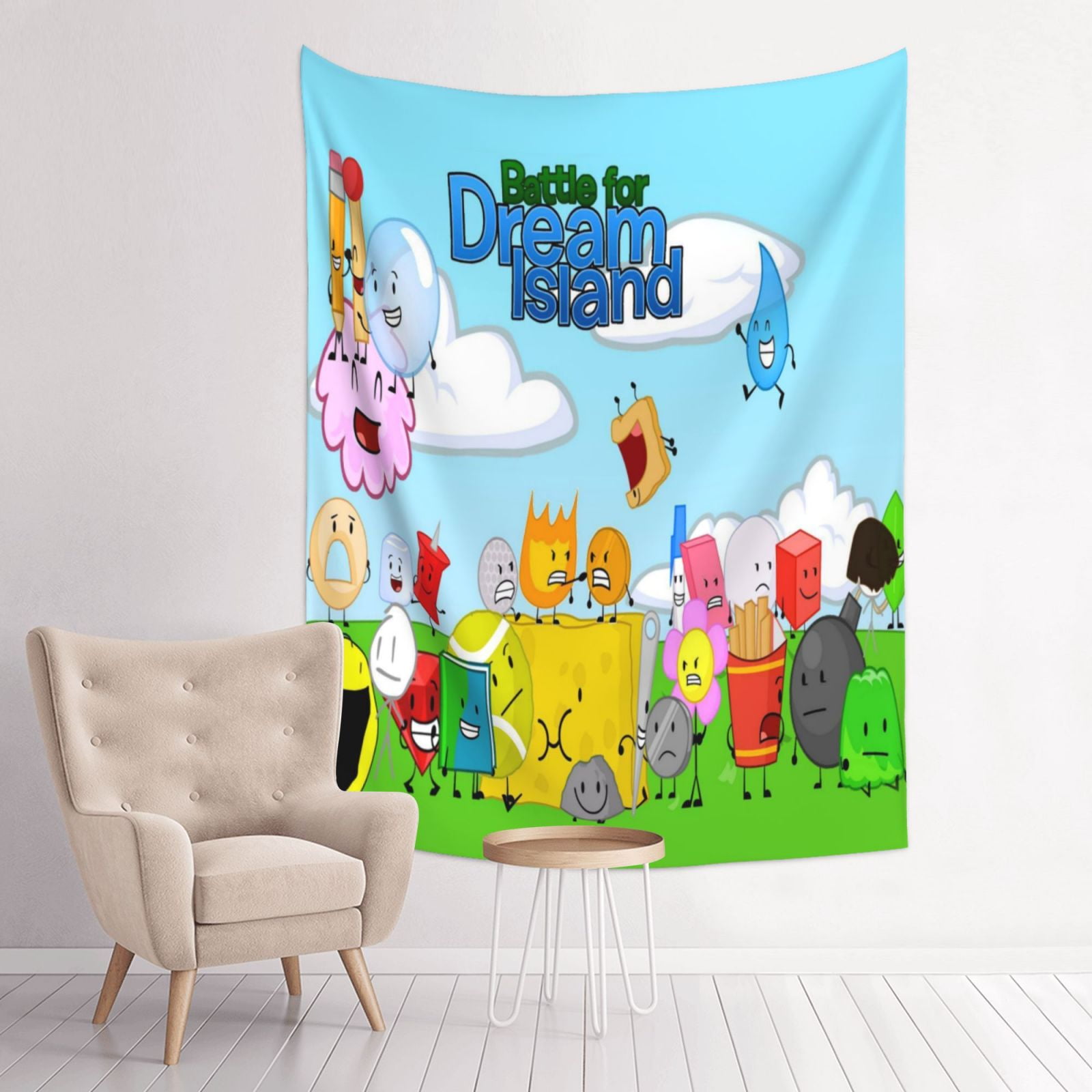 Game BFDI Battle For Dream Island Art Tapestry Wall Art Poster Tapestry ...
