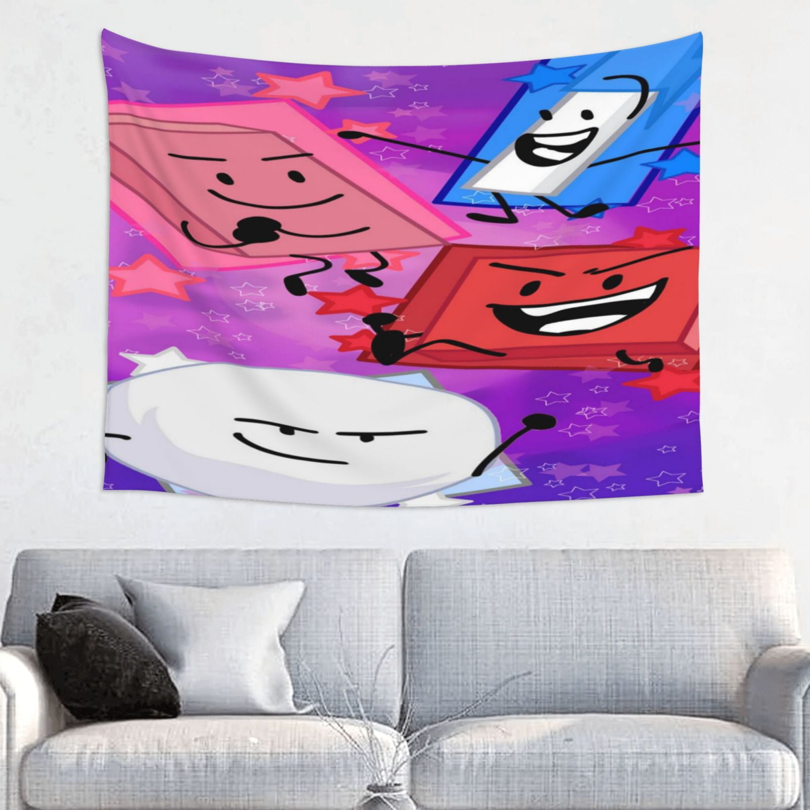 Game BFDI Battle For Dream Island Art Tapestry Wall Art Poster Tapestry ...
