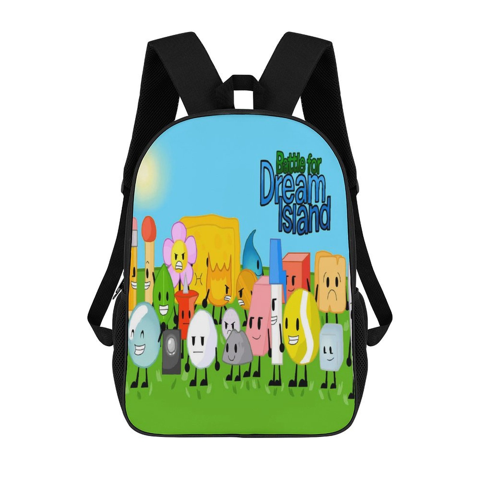 Battle for Dream Island Backpack Cartoon Casual Shoulder Daypack Large ...