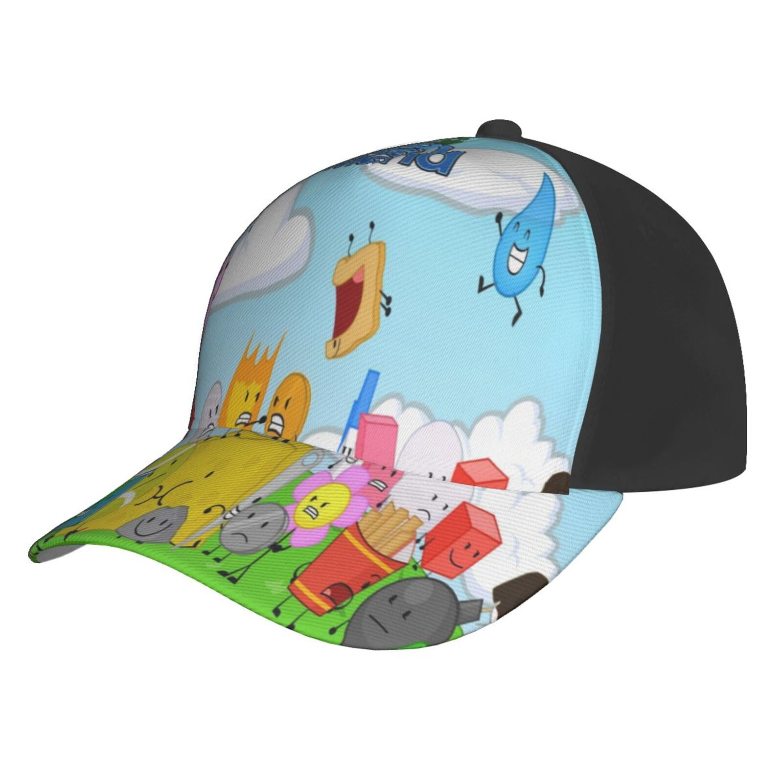 Game BFDI Battle For Dream Island Baseball Cap Adjustable Cartoon ...
