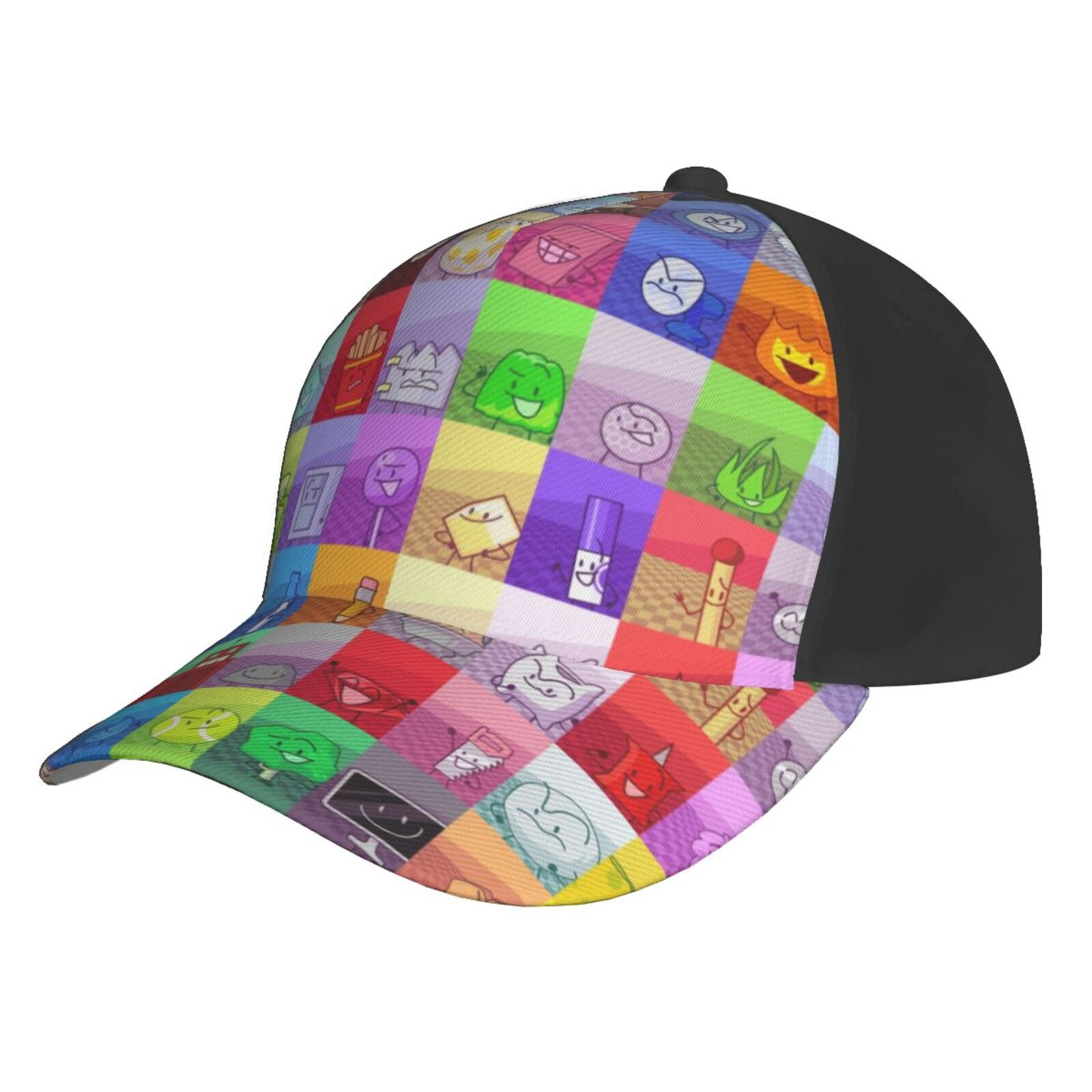 Game BFDI Battle For Dream Island Baseball Cap Adjustable Cartoon ...