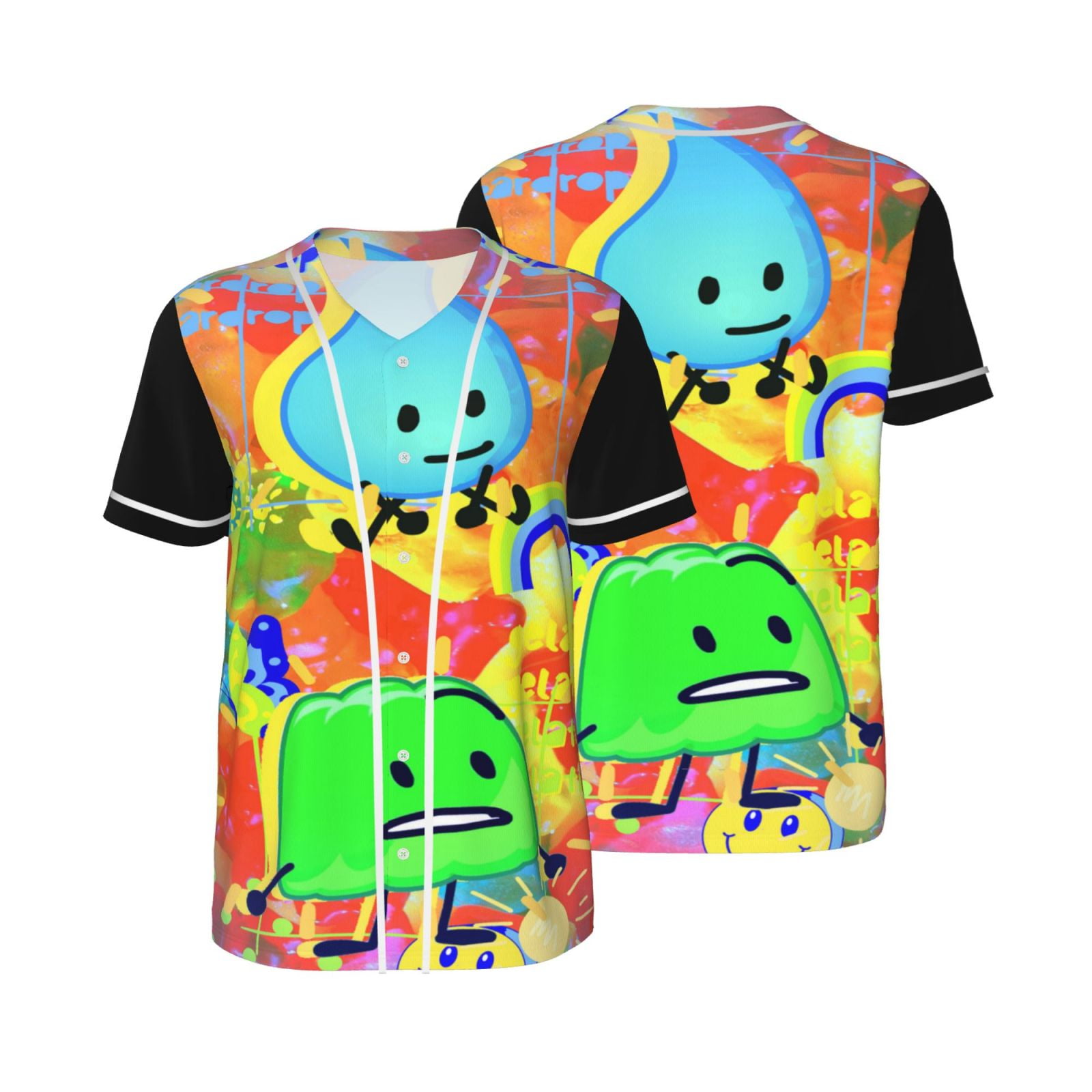 Game BFDI Battle For Dream Island Baseball Jerseys Shirts Baseball ...
