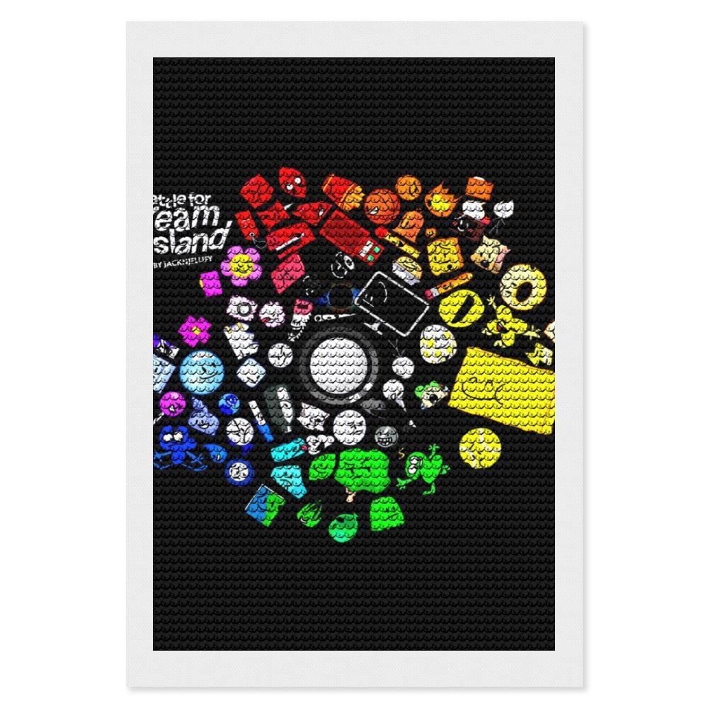 Game BFDI Battle For Dream Island Diamond Art Kits for Adults DIY 5D ...