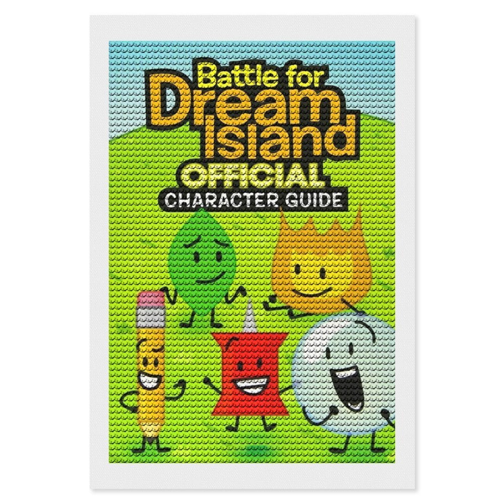 Game BFDI Battle For Dream Island Diamond Art Kits for Adults DIY 5D ...