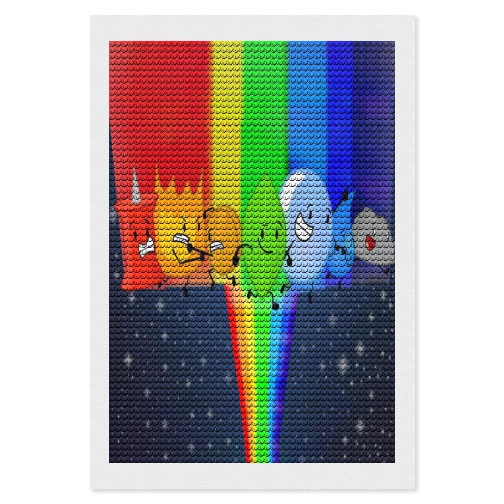 Game BFDI Battle For Dream Island Diamond Art Kits for Adults DIY 5D ...