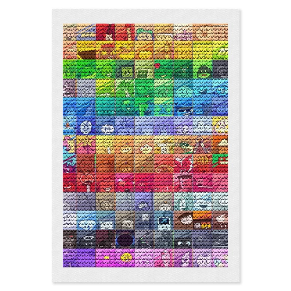 Game BFDI Battle For Dream Island Diamond Art Kits for Adults DIY 5D ...