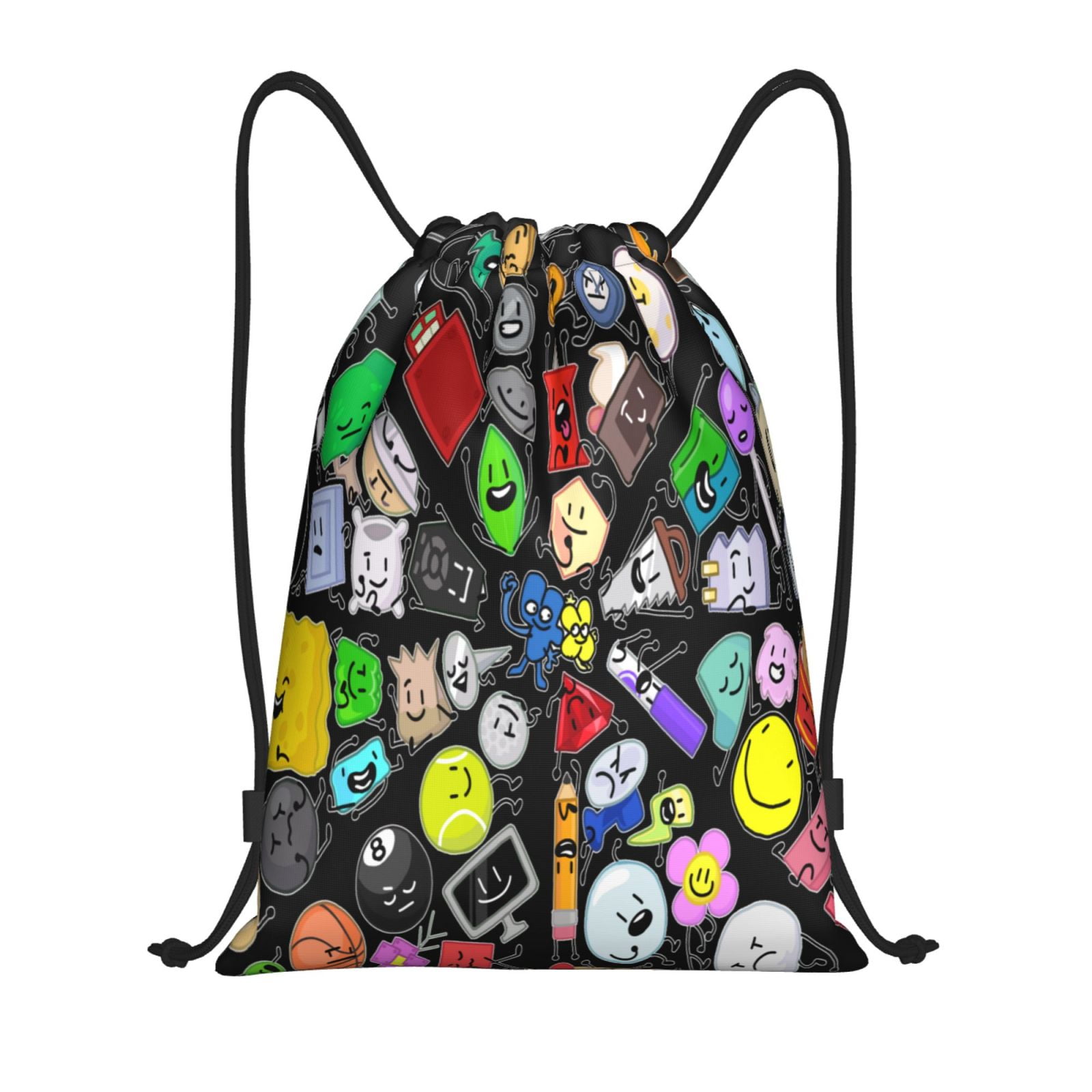 Game BFDI Battle For Dream Island Drawstring Bags Unisex Drawstring ...