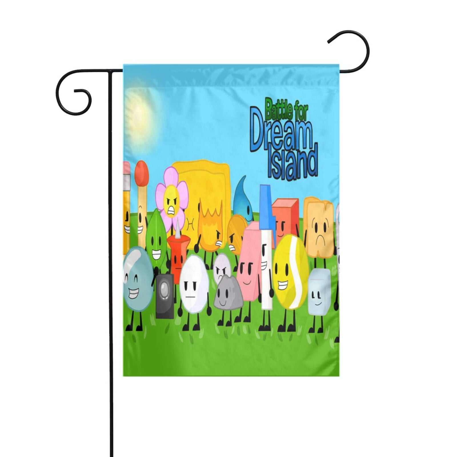 Game BFDI Battle For Dream Island Garden Flag Double Sided Yard Outdoor ...