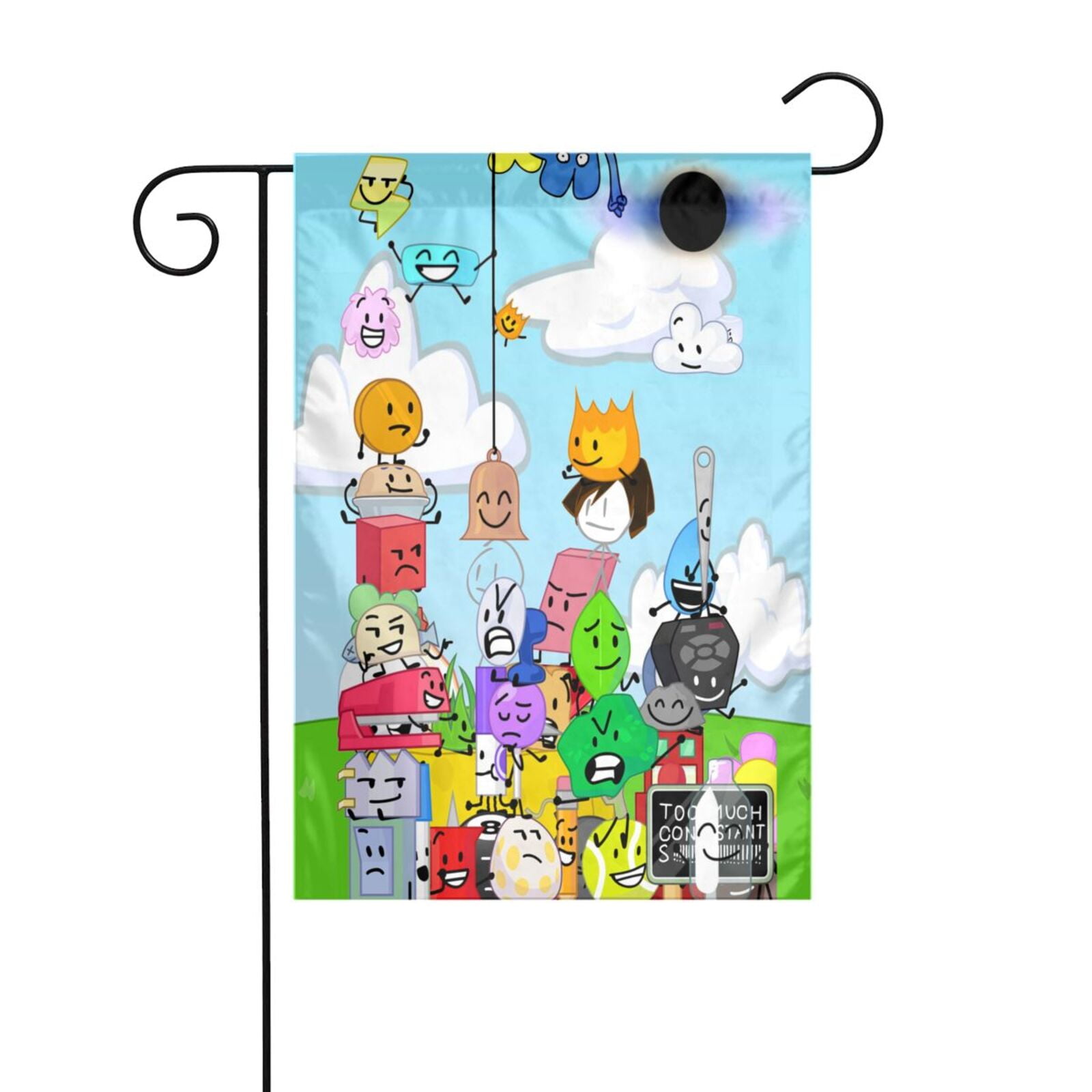 Game BFDI Battle For Dream Island Garden Flag Double Sided Yard Outdoor ...