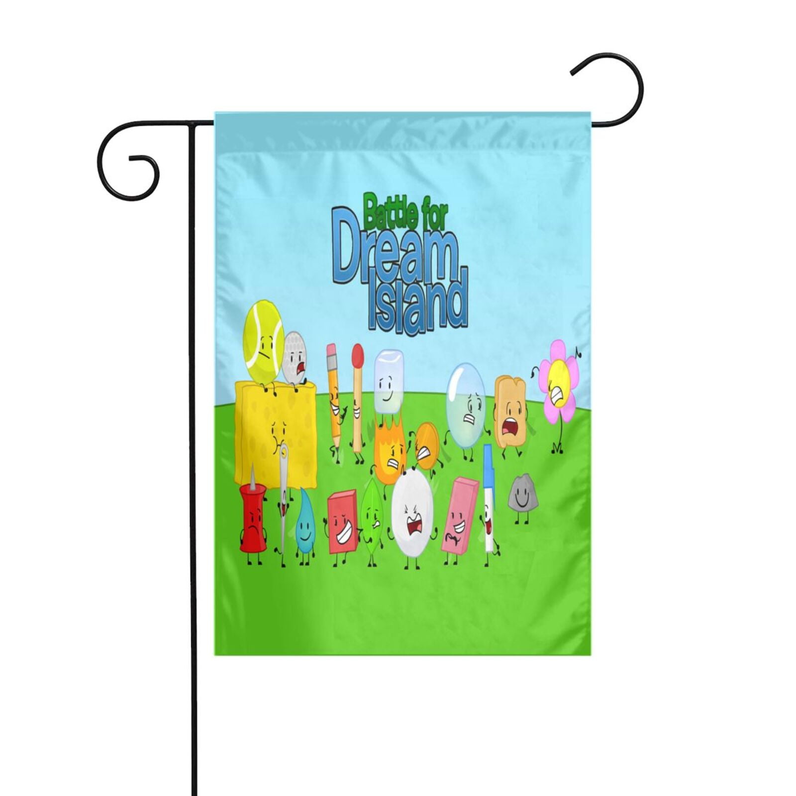 Game BFDI Battle For Dream Island Garden Flag Double Sided Yard Outdoor ...