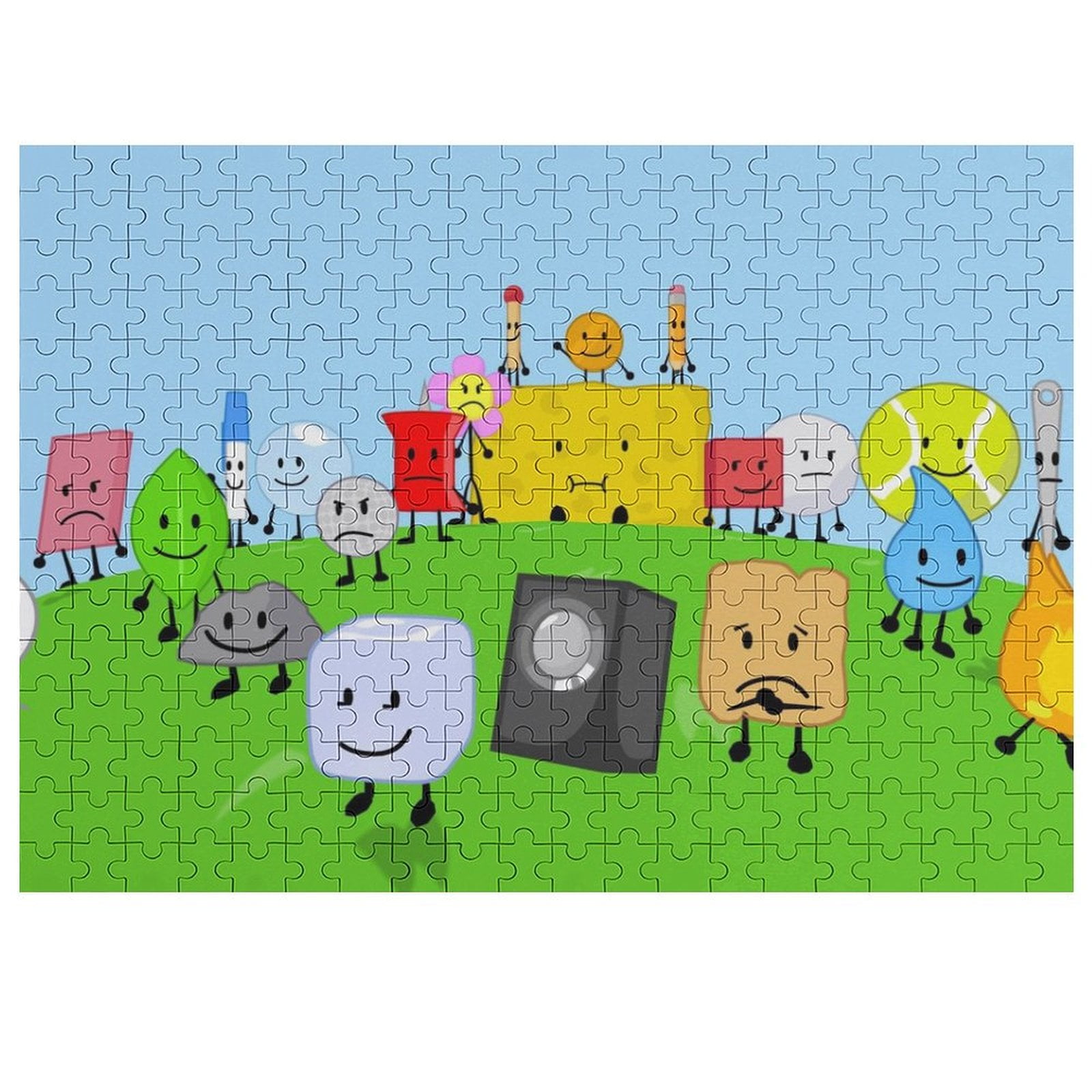 Game BFDI Battle For Dream Island Jigsaw Puzzles Interlocking Puzzles ...