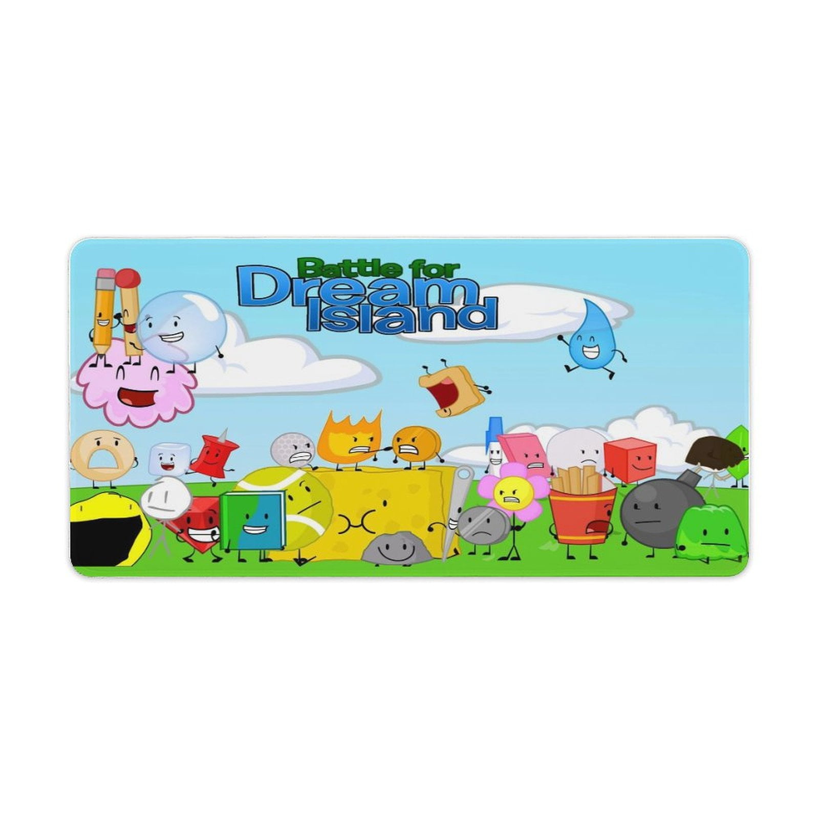 Game BFDI Battle For Dream Island Large Gaming Mouse Pad for Laptop ...