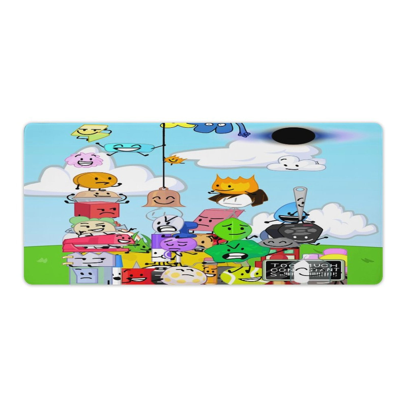 Game BFDI Battle For Dream Island Large Gaming Mouse Pad for Laptop ...