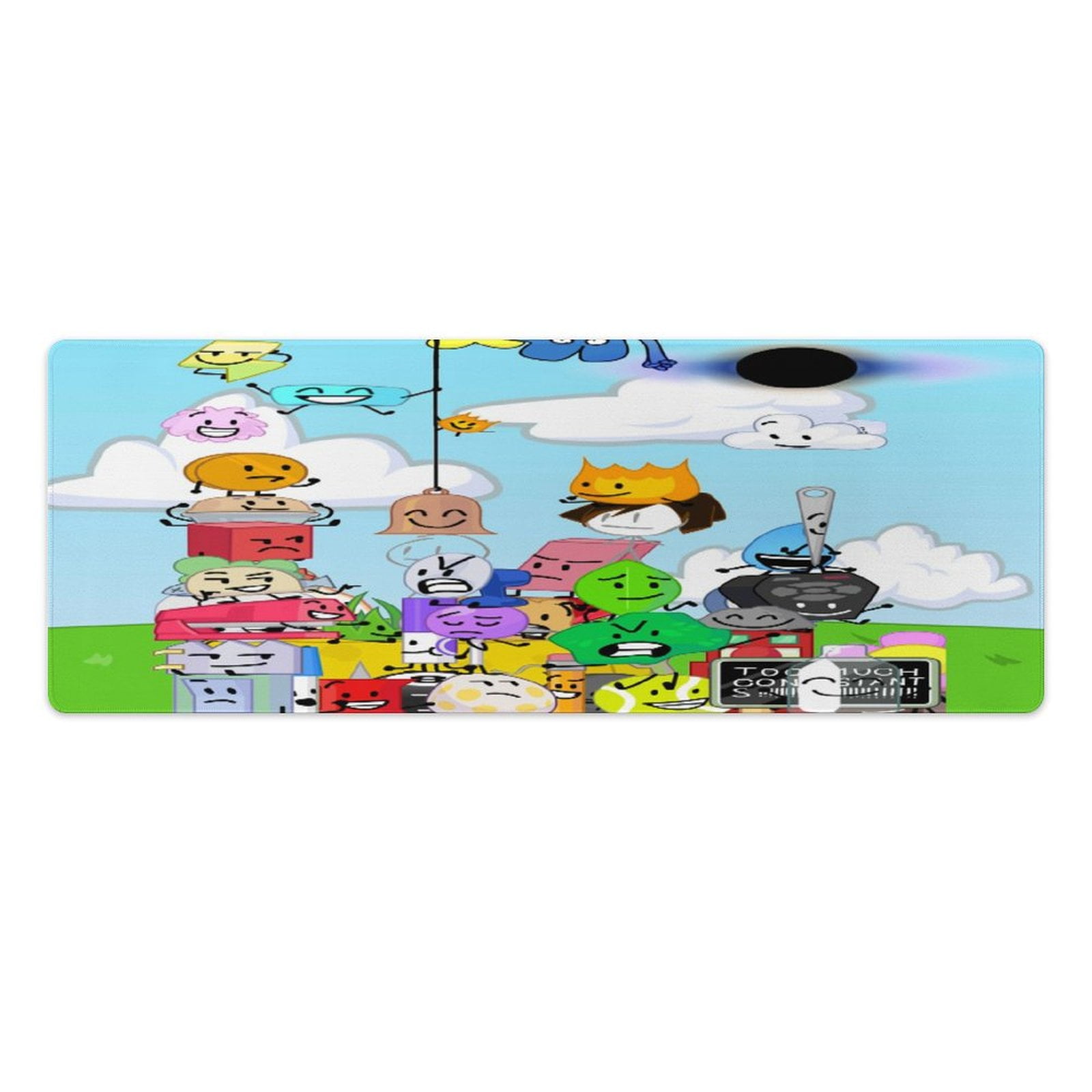 Game BFDI Battle For Dream Island Large Gaming Mouse Pad for Laptop ...