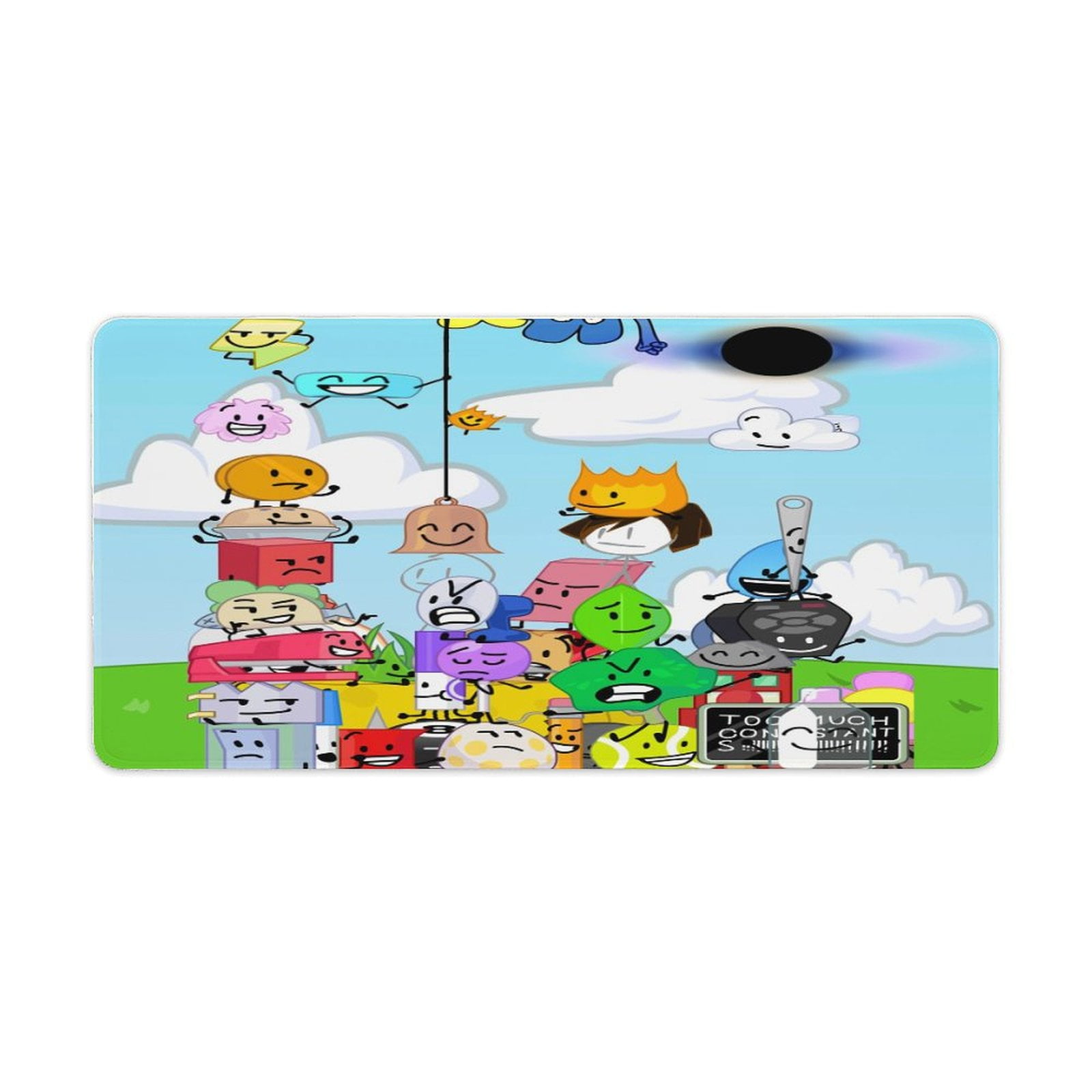 Game BFDI Battle For Dream Island Large Gaming Mouse Pad for Laptop ...