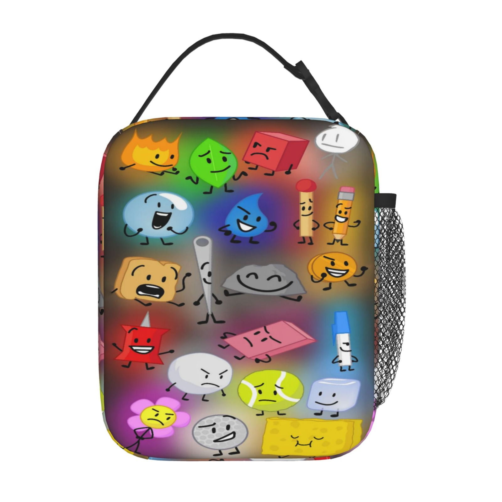 Game BFDI Battle For Dream Island Lunch Bag Box Insulated Tote Bag Cool ...