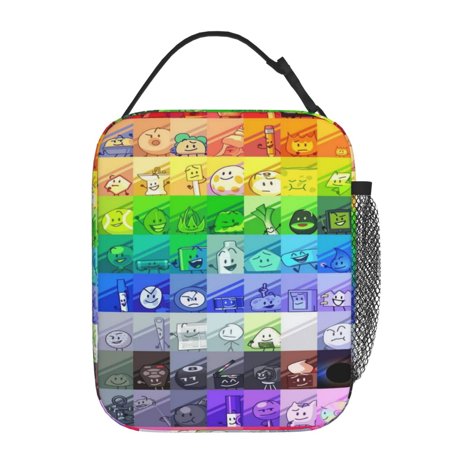 Game BFDI Battle For Dream Island Lunch Bag Box Insulated Tote Bag Cool ...