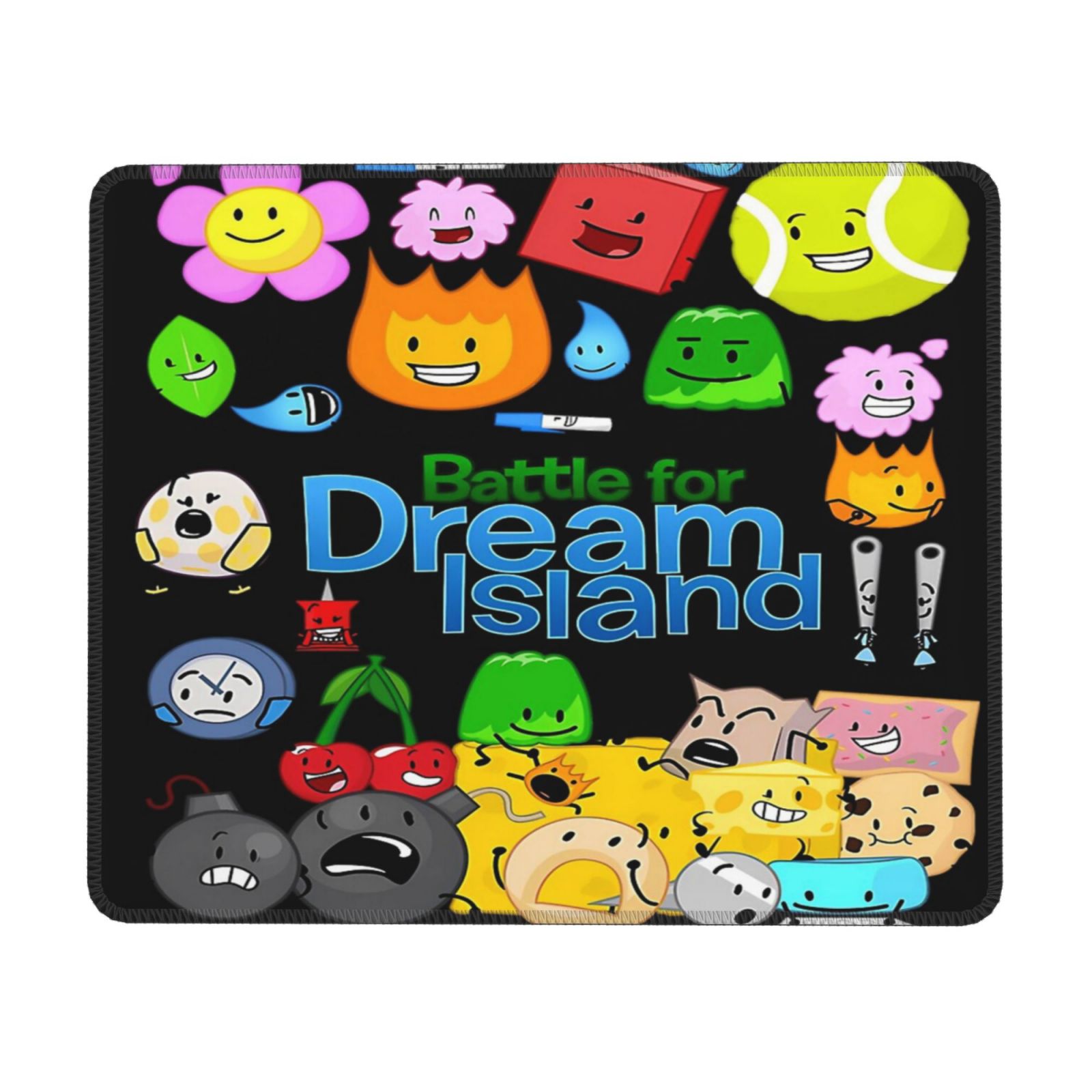 Game BFDI Battle For Dream Island Mouse Pad Non Slip Rubber Mouse Pad ...