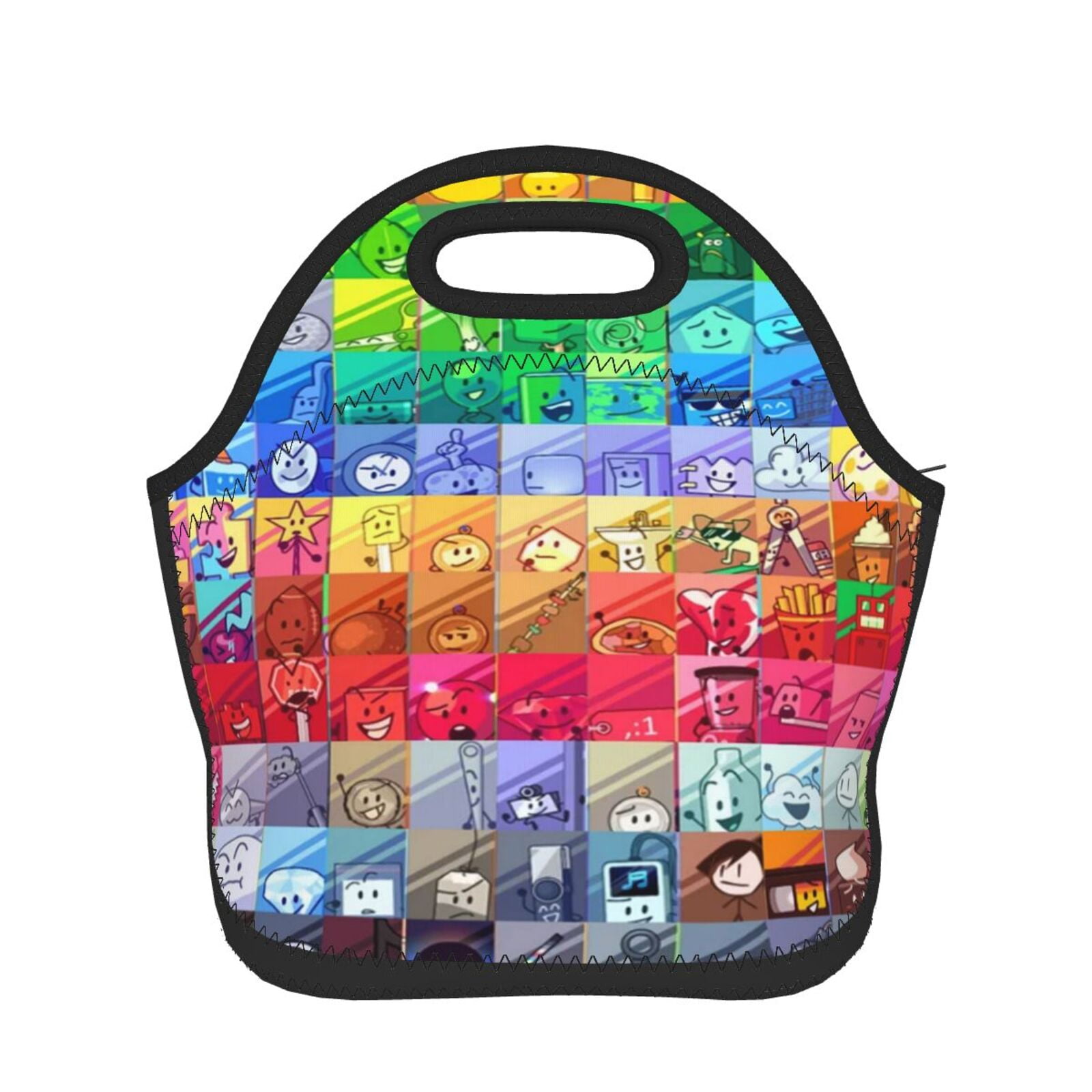 Game BFDI Battle For Dream Island Neoprene Lunch Bag Insulated Lunch ...