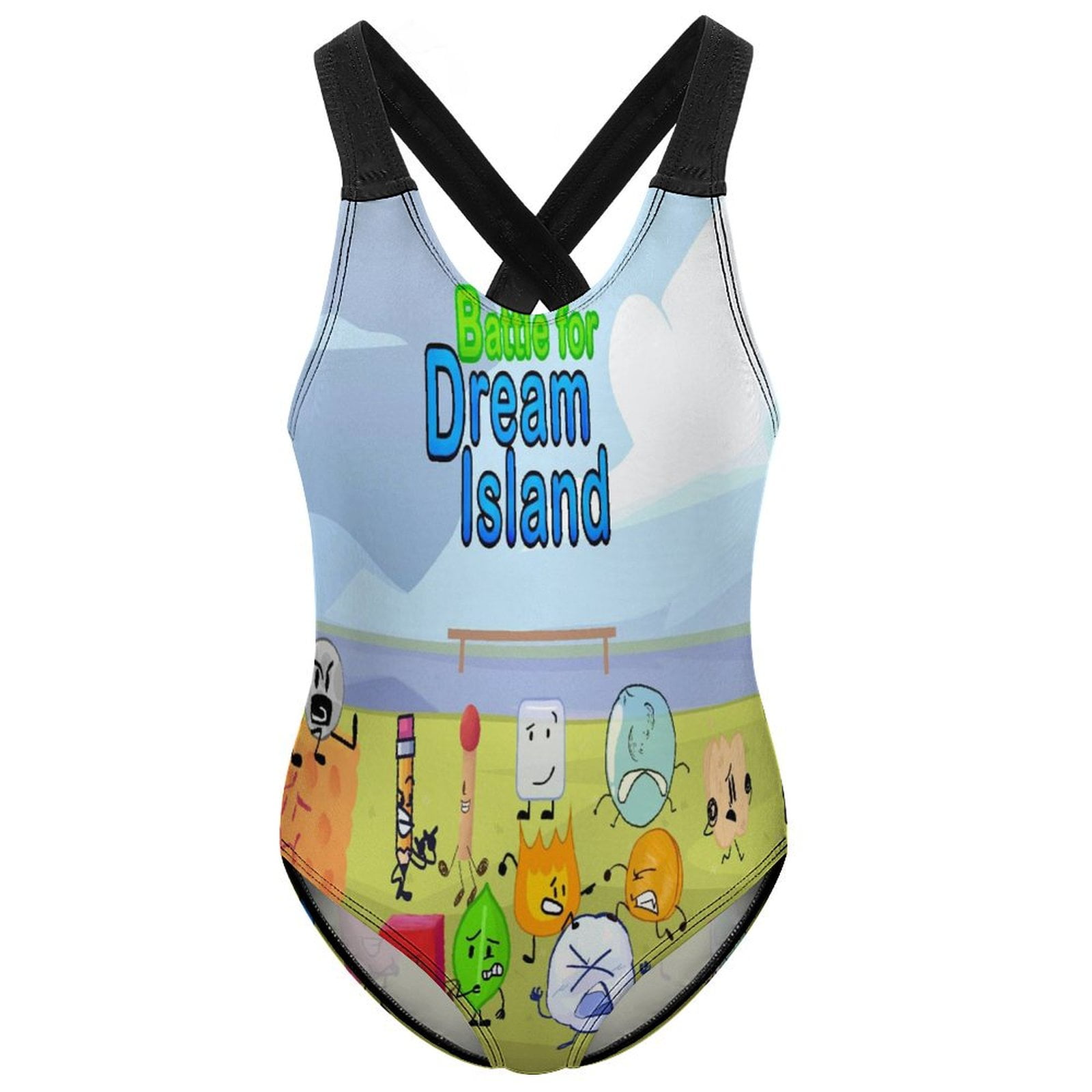 Game BFDI Battle For Dream Island One Piece Swimsuits For Girls Quick ...