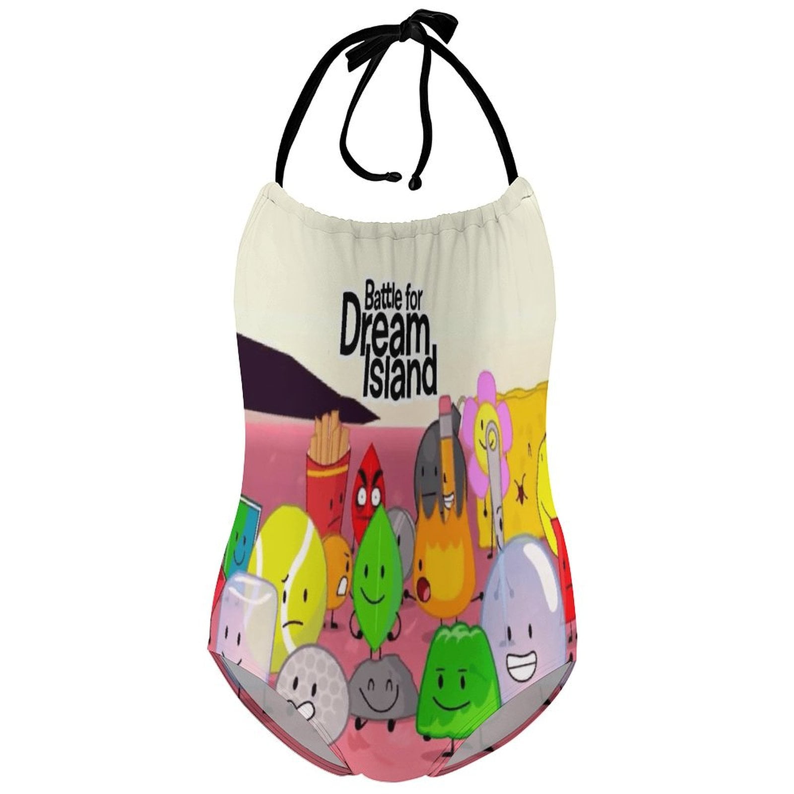 Game BFDI Battle For Dream Island One Piece Swimwear Halter Swimsuits ...