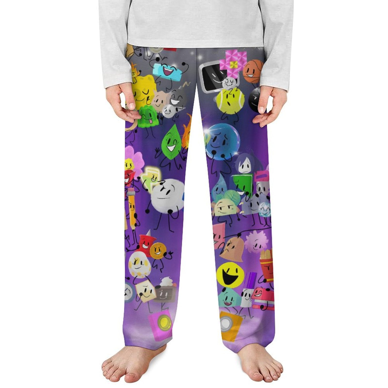 Game BFDI Battle For Dream Island Pajama Pants Long Sleep Pants Lounge ...