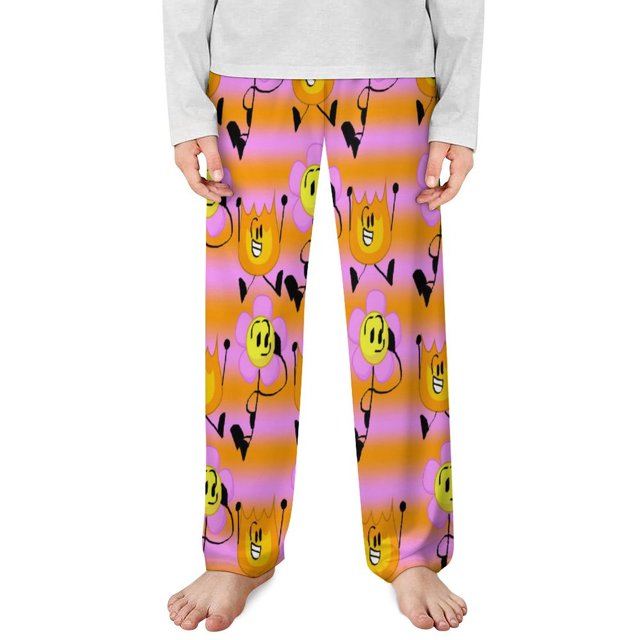 Game BFDI Battle For Dream Island Pajama Pants Long Sleep Pants Lounge ...