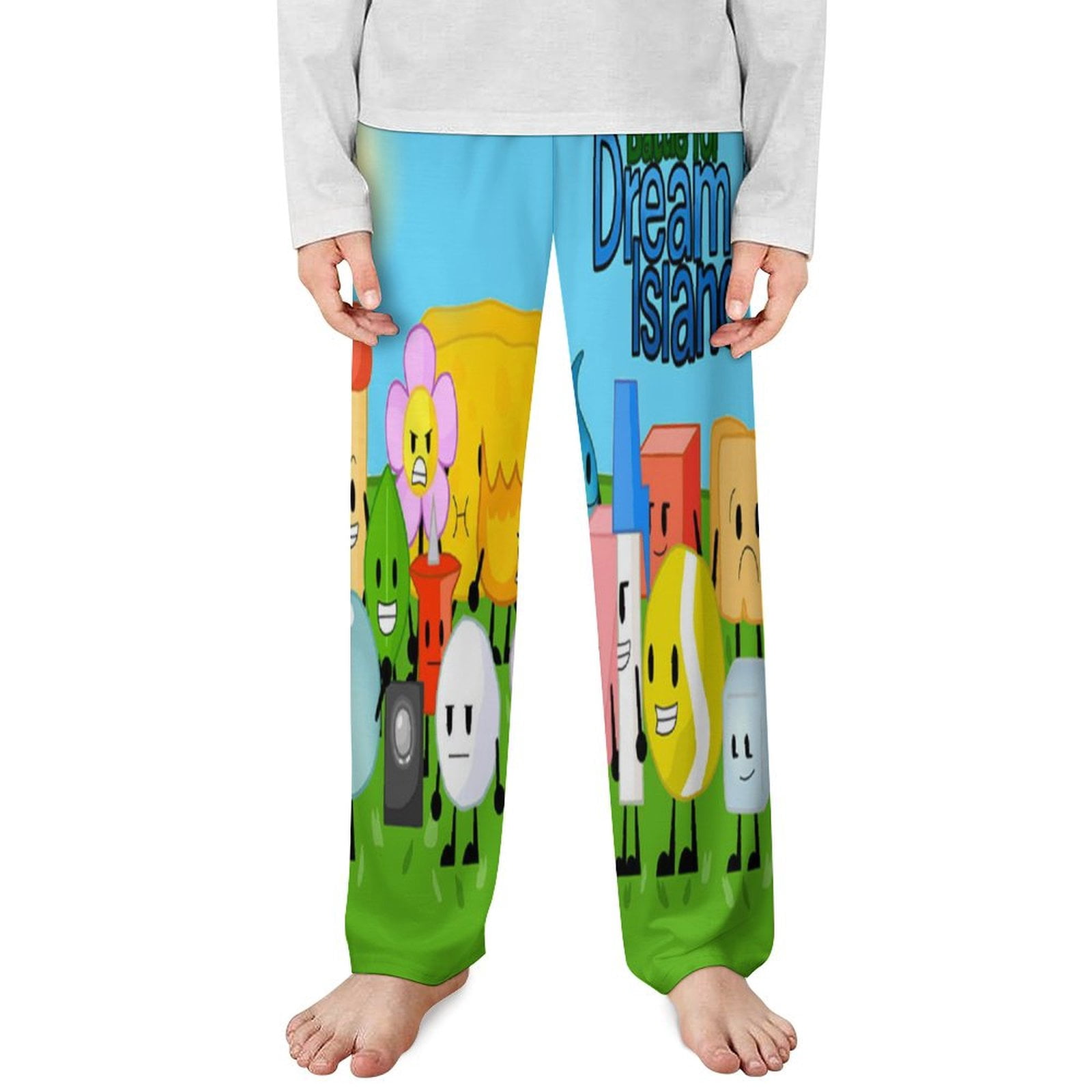 Game BFDI Battle For Dream Island Pajama Pants Long Sleep Pants Lounge ...