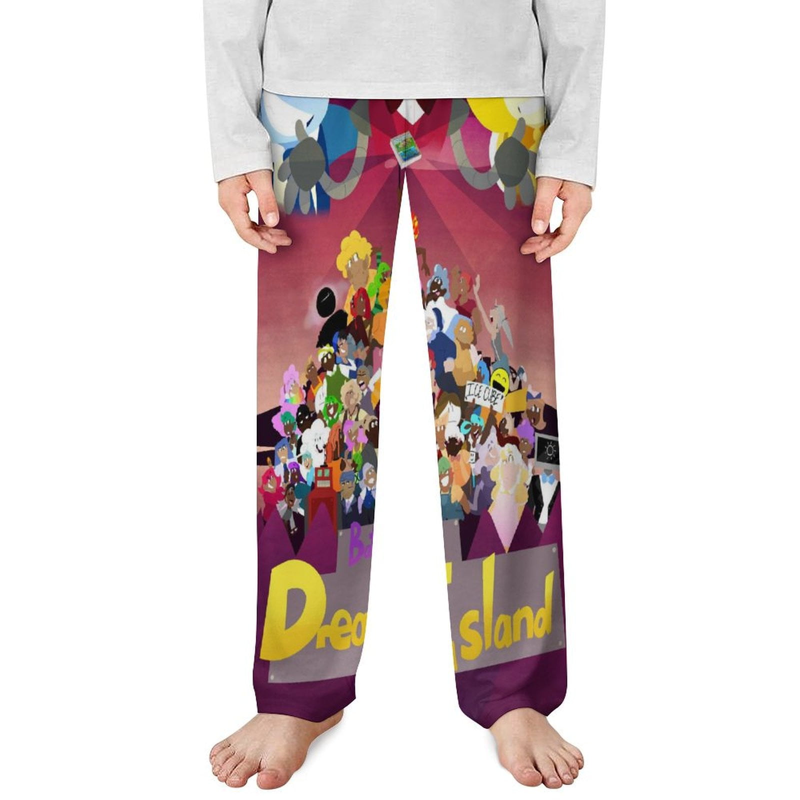 Game BFDI Battle For Dream Island Pajama Pants Long Sleep Pants Lounge ...