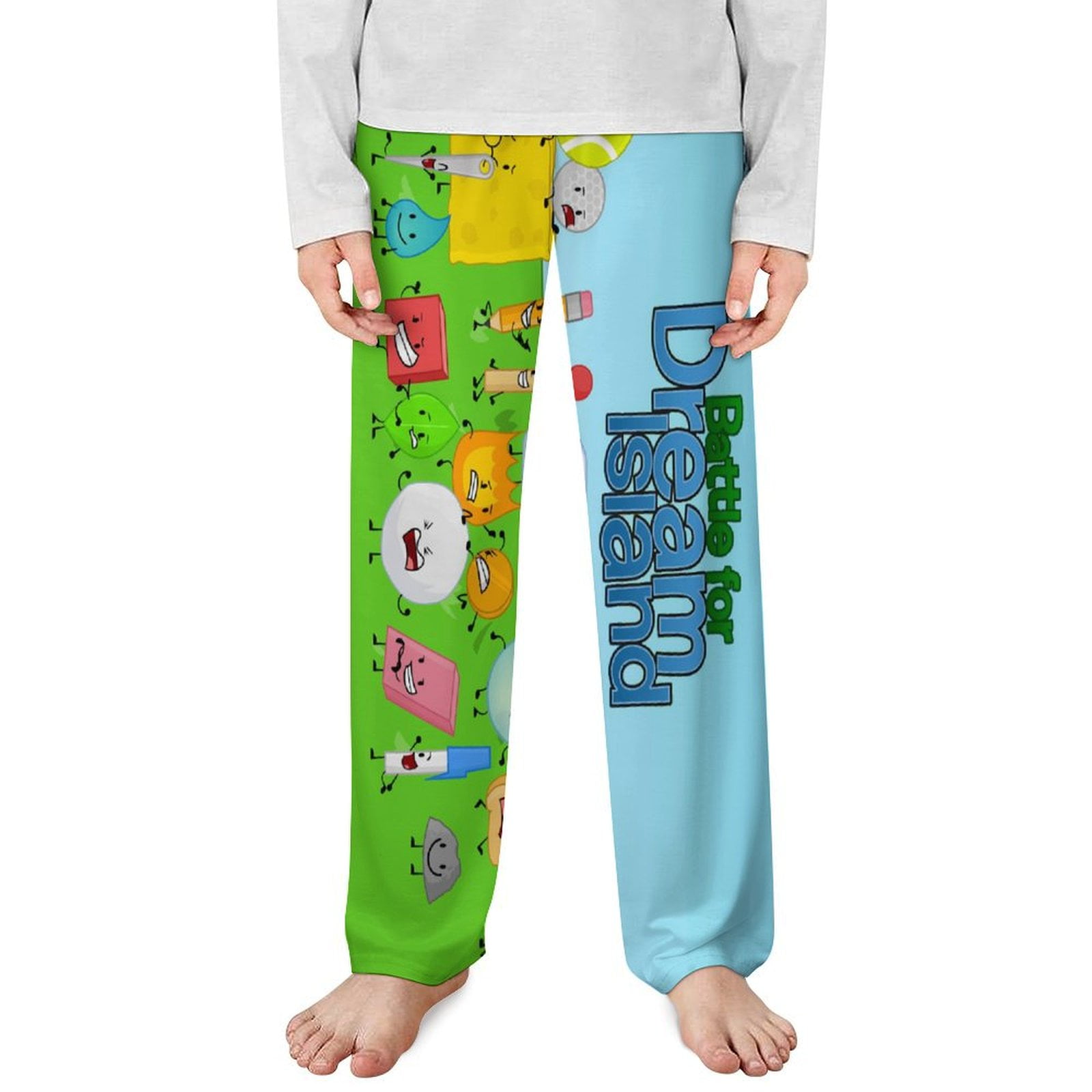 Game BFDI Battle For Dream Island Pajama Pants Long Sleep Pants Lounge ...
