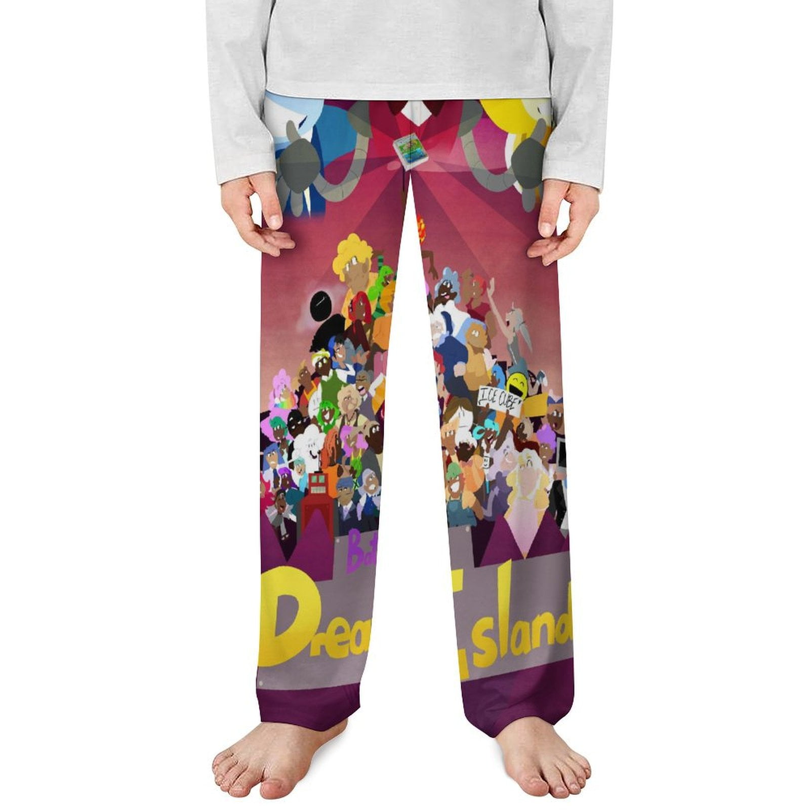 Game BFDI Battle For Dream Island Pajama Pants Long Sleep Pants Lounge ...