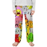 Game BFDI Battle For Dream Island Pajama Pants Long Sleep Pants Lounge ...