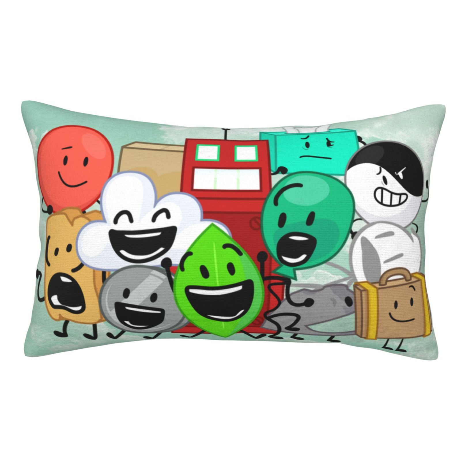 Game BFDI Battle For Dream Island Pillowcase Decoration Soft Cushion ...