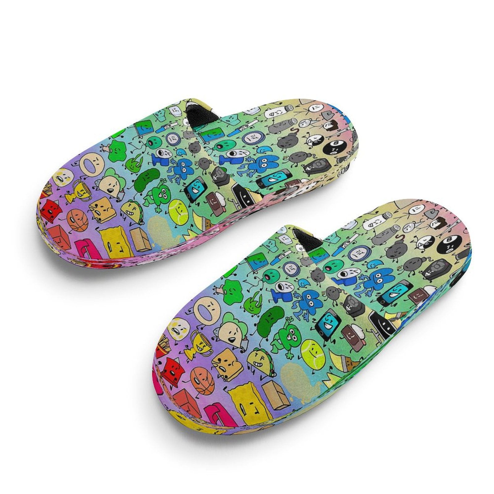 Game BFDI Battle For Dream Island Slippers for Kid Soft Slippers Slip ...