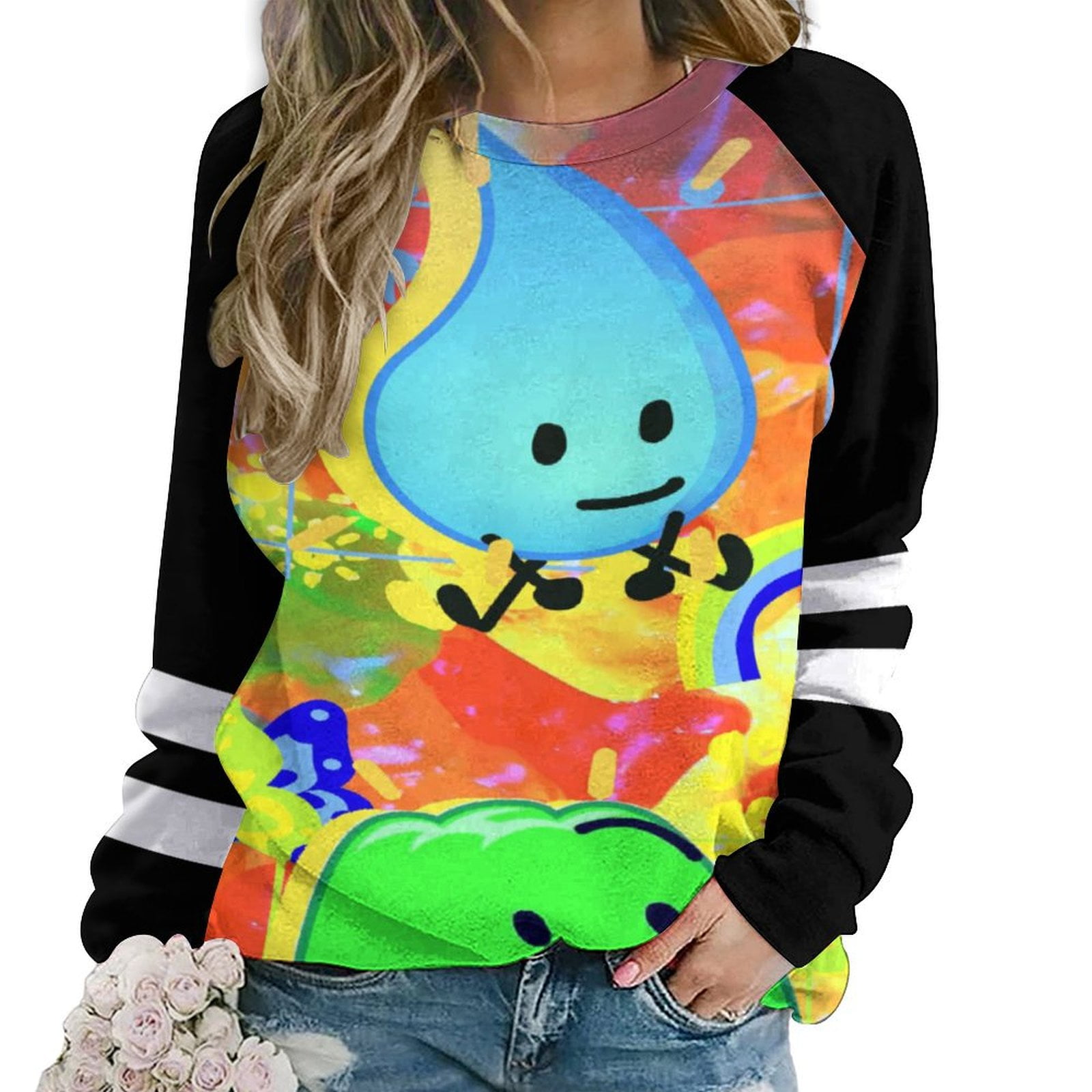 Game BFDI Battle For Dream Island Sweatshirt Women Graphic Pullover ...