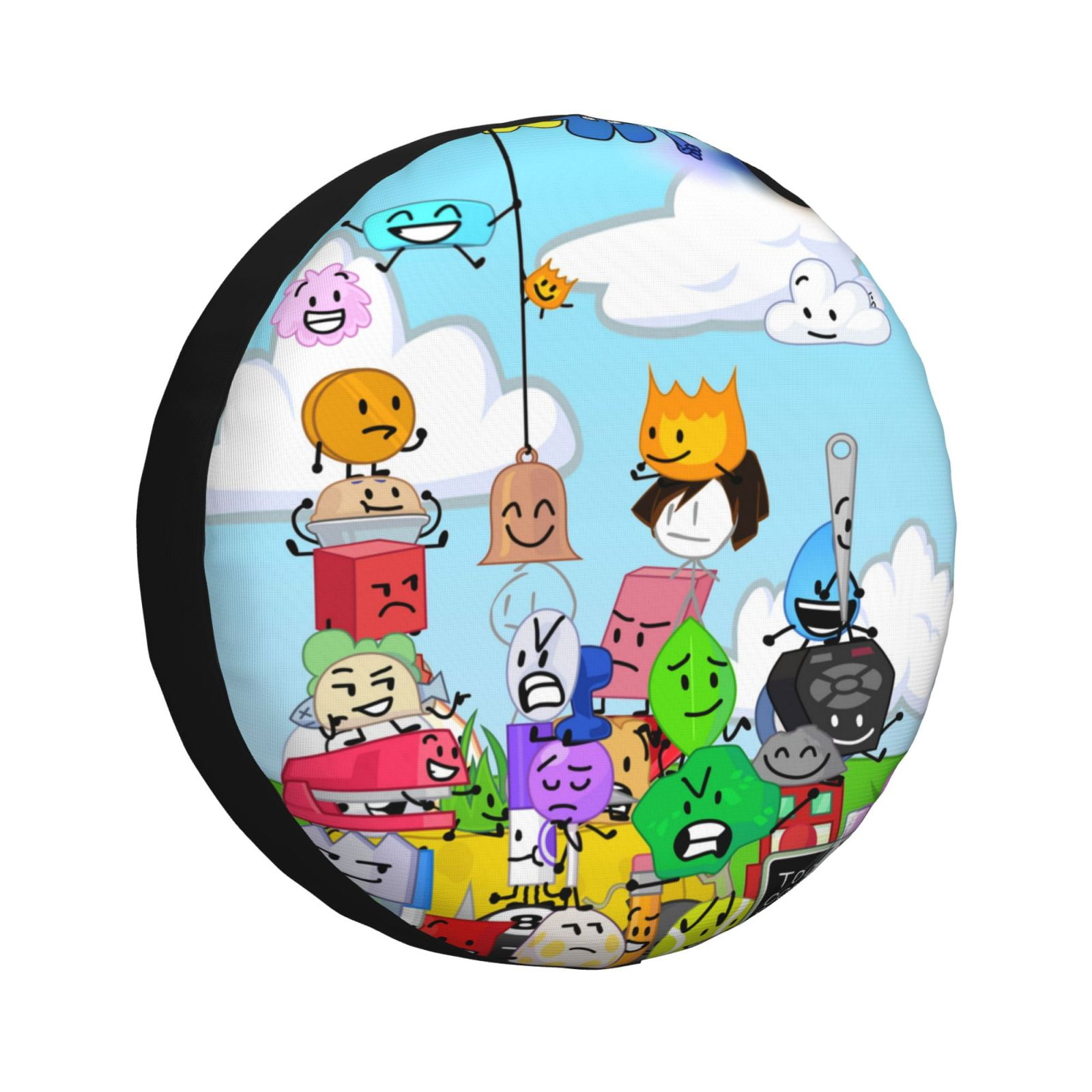 Game BFDI Battle For Dream Island Tire Cover Weatherproof Universal ...