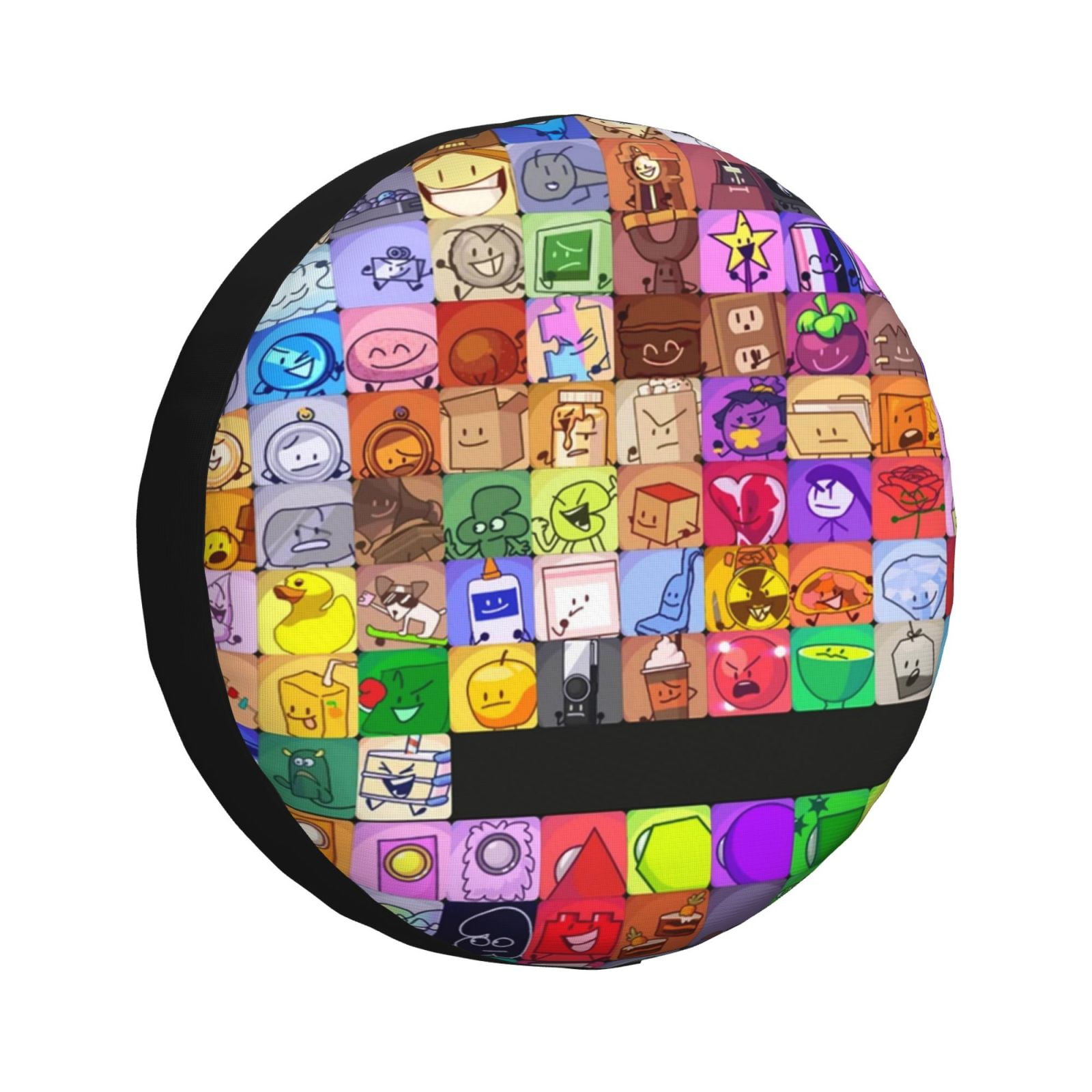 Game BFDI Battle For Dream Island Tire Cover Weatherproof Universal ...