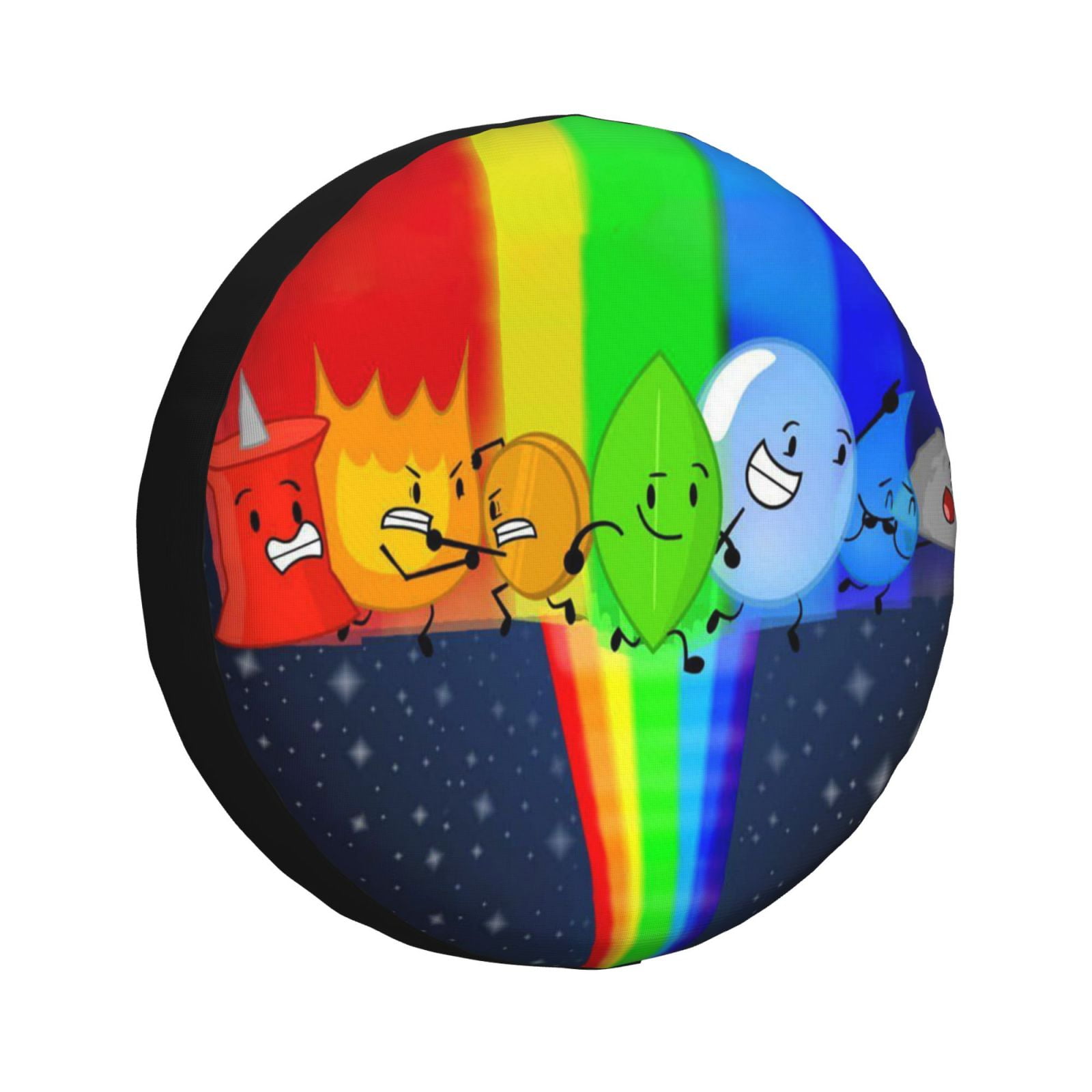 Game BFDI Battle For Dream Island Tire Cover Weatherproof Universal ...