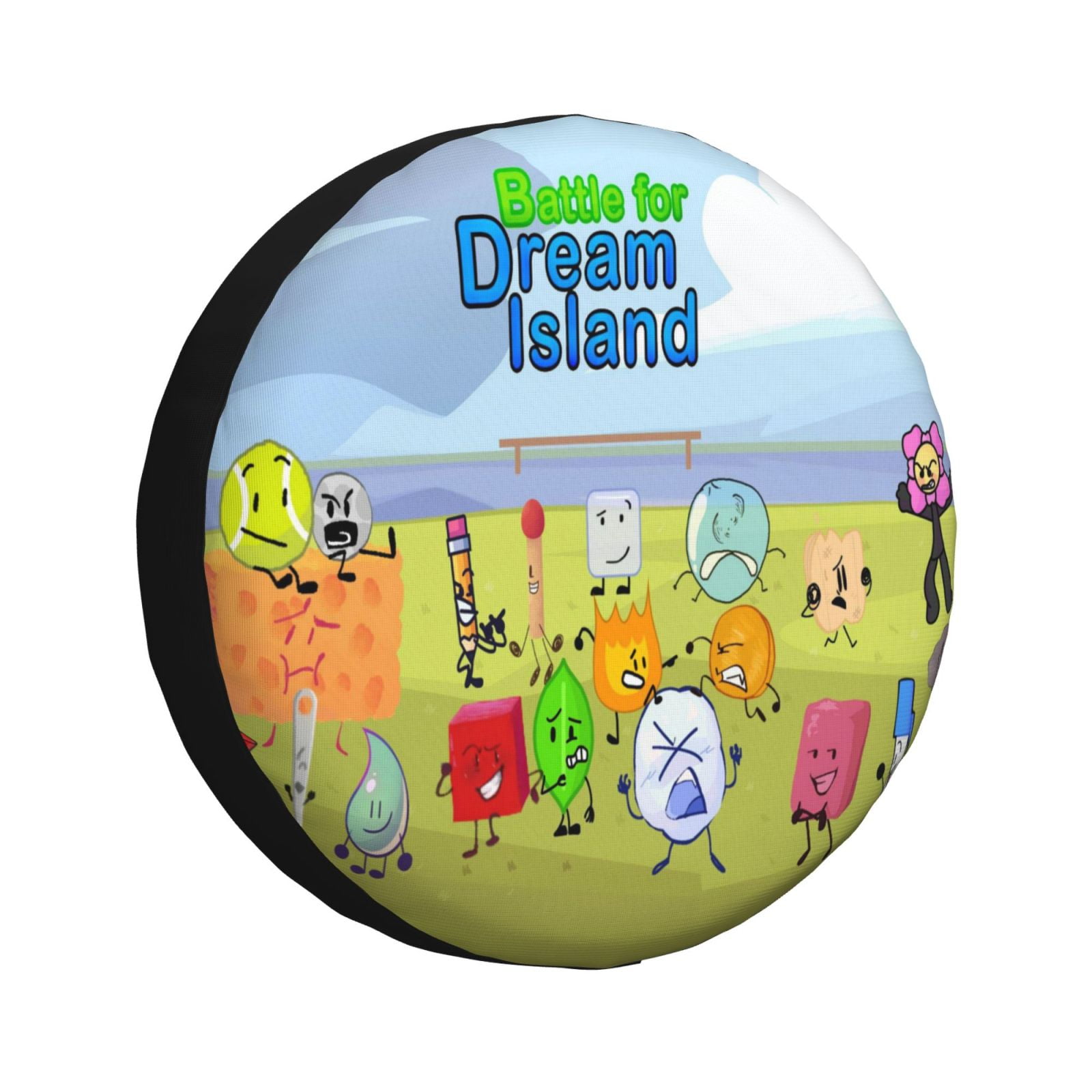 Game BFDI Battle For Dream Island Tire Cover Weatherproof Universal ...