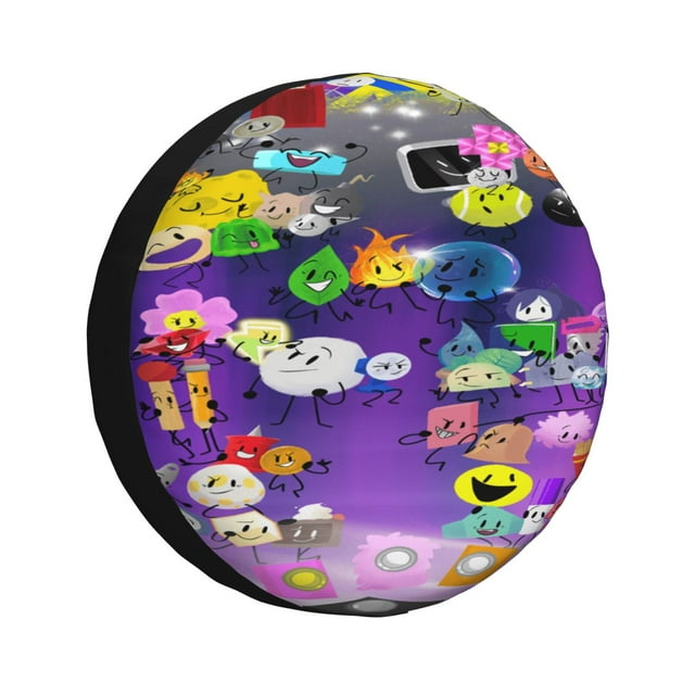 Game BFDI Battle For Dream Island Tire Cover Weatherproof Universal ...
