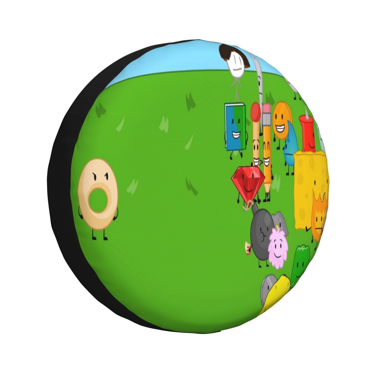 Game BFDI Battle For Dream Island Tire Cover Weatherproof Universal ...