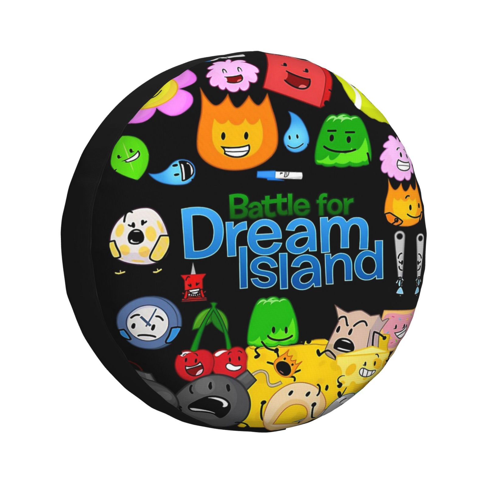 Game BFDI Battle For Dream Island Tire Cover Weatherproof Universal ...