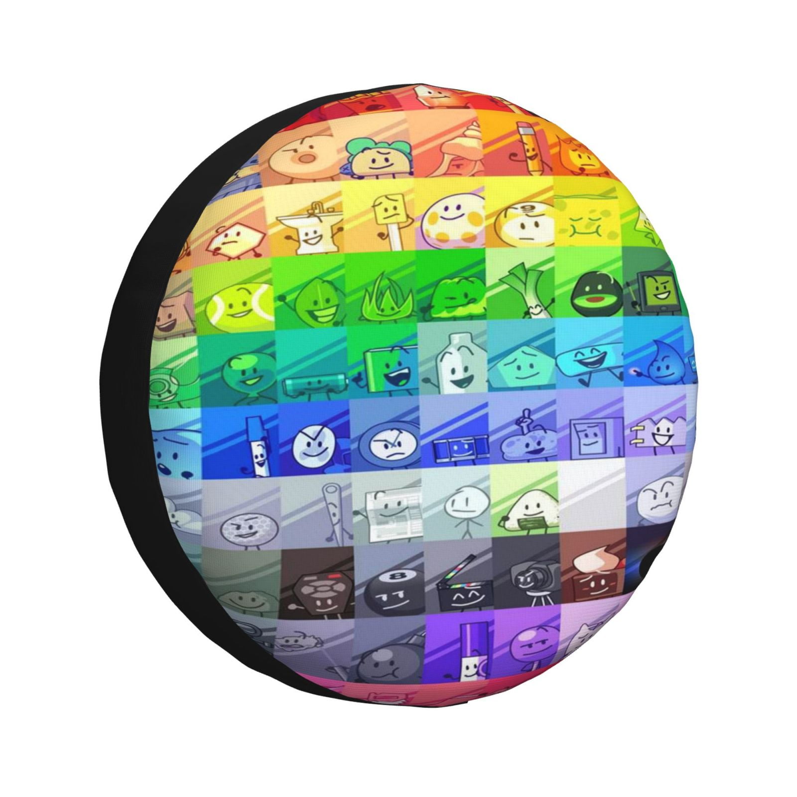 Game BFDI Battle For Dream Island Tire Cover Weatherproof Universal ...