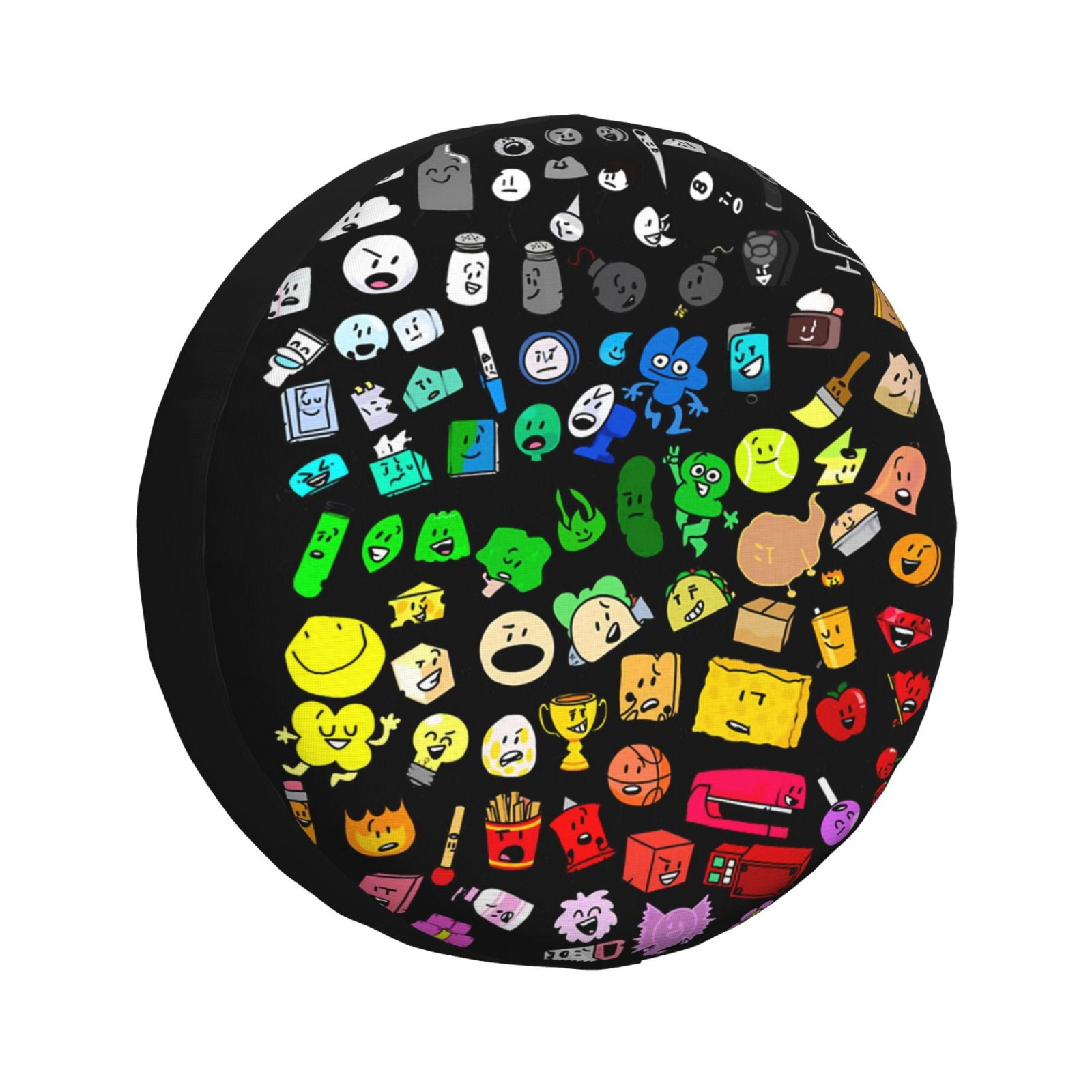 Game BFDI Battle For Dream Island Tire Cover Weatherproof Universal ...