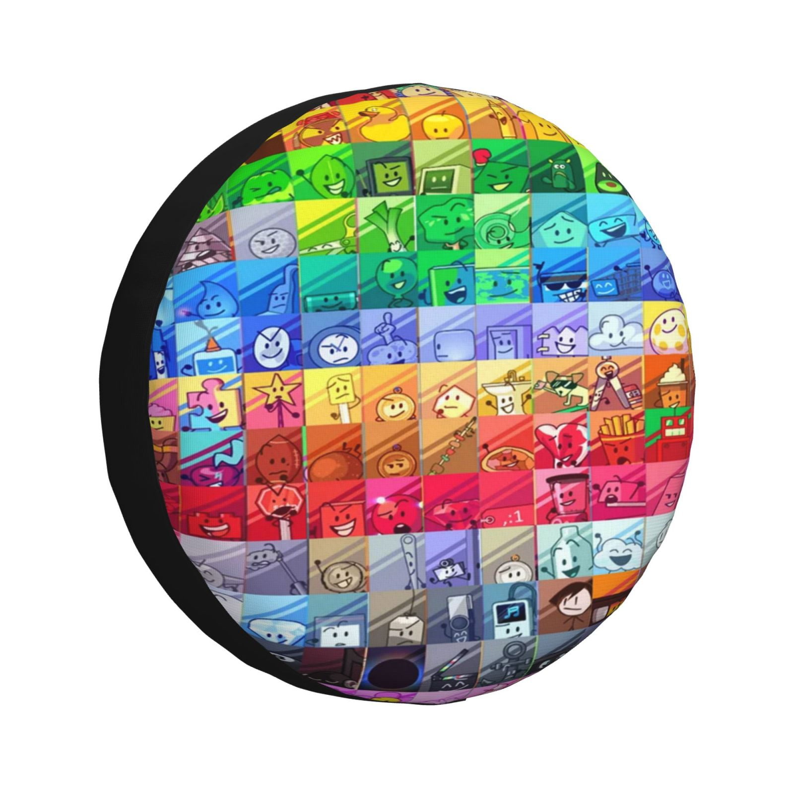 Game BFDI Battle For Dream Island Tire Cover Weatherproof Universal ...